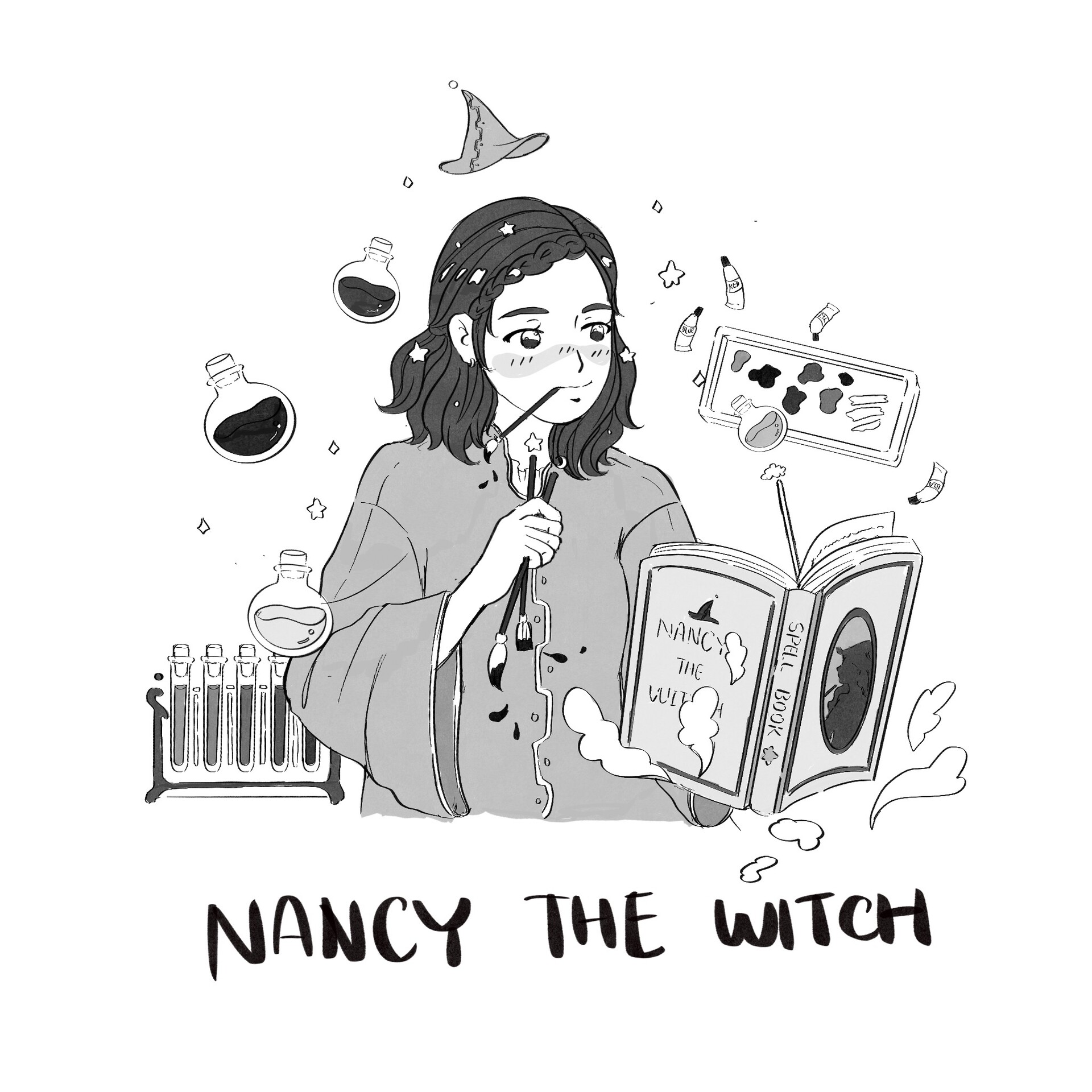 ArtStation - Nancy the witch