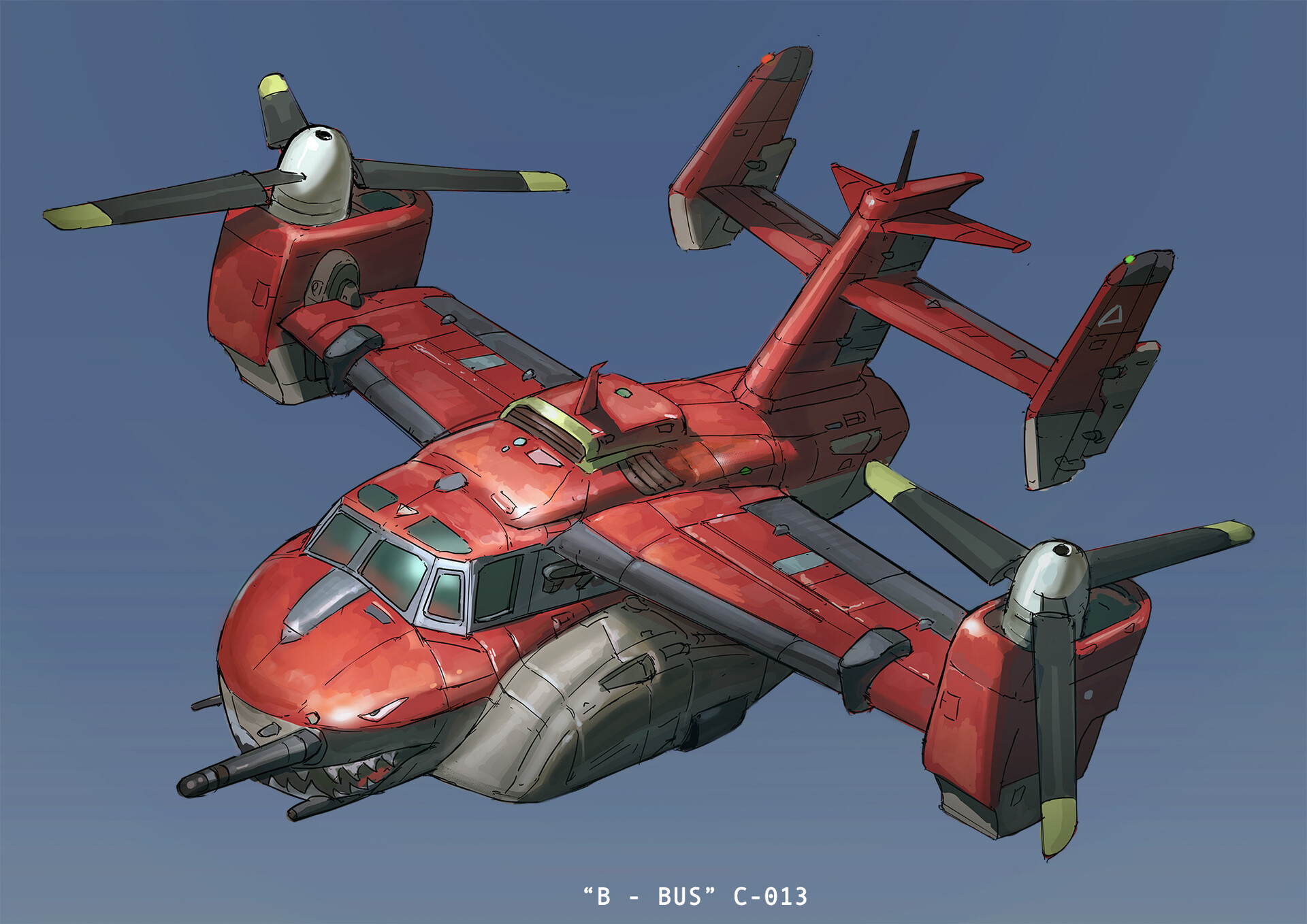ArtStation - C-013 "Battle Bus"