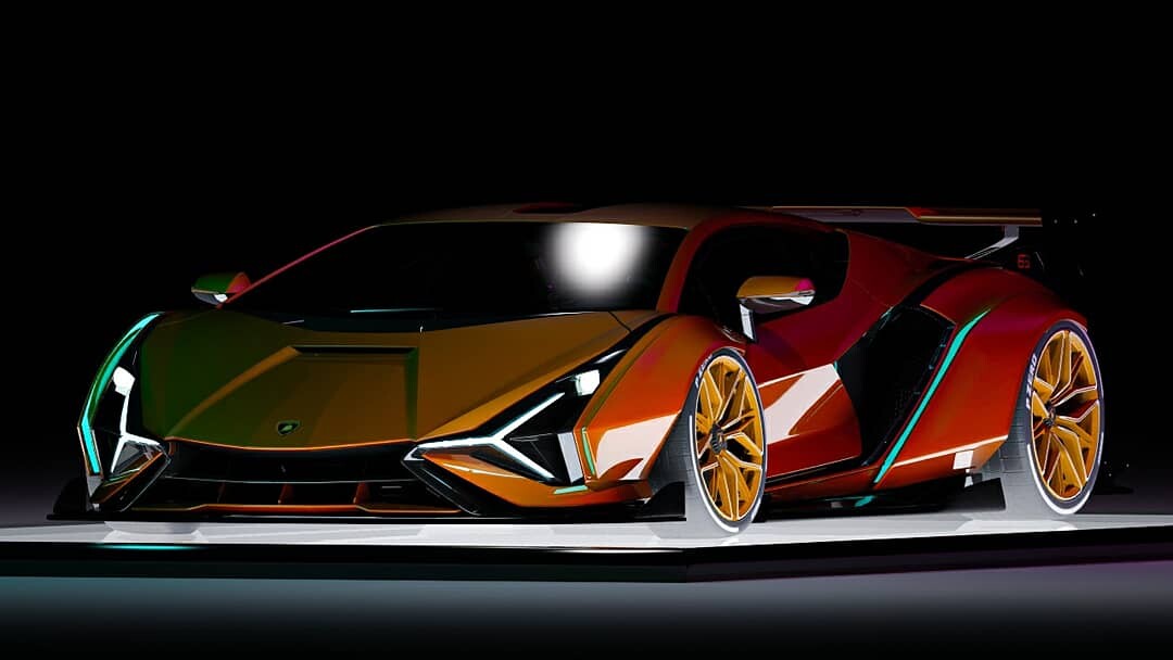 ArtStation - Lamborghini SIAN Custom Concept