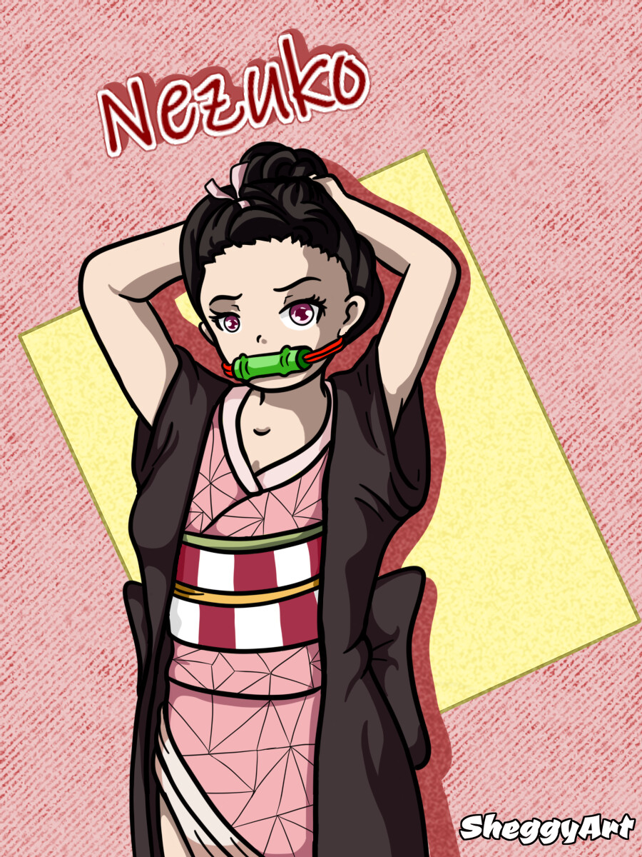ArtStation - Nezuko Kimetsu no Yaiba