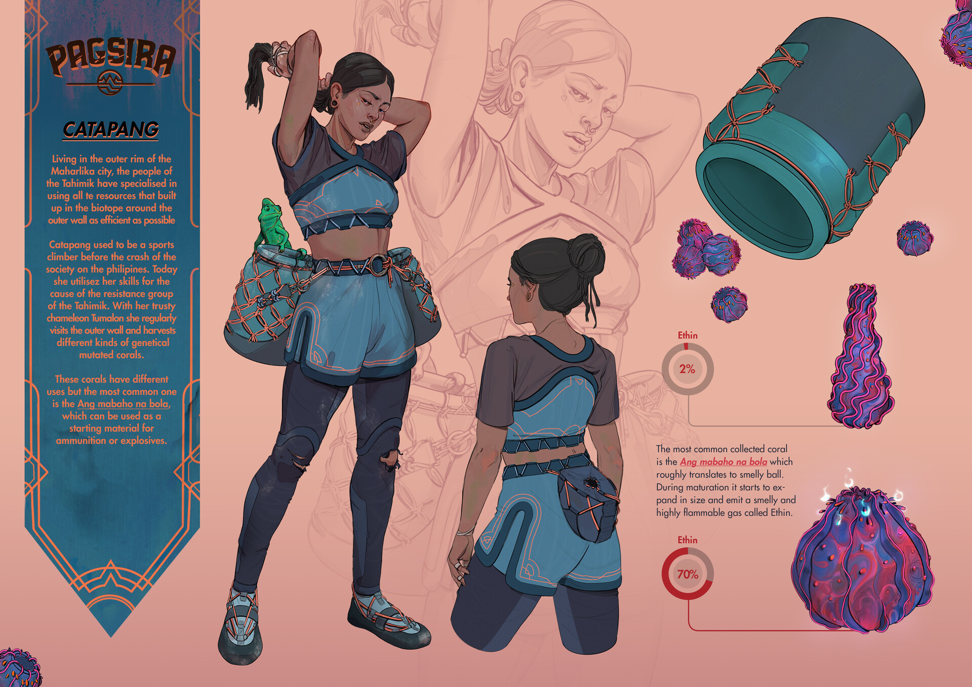 Dominik Gümbel - PAGSIRA - CATAPANG Character Design