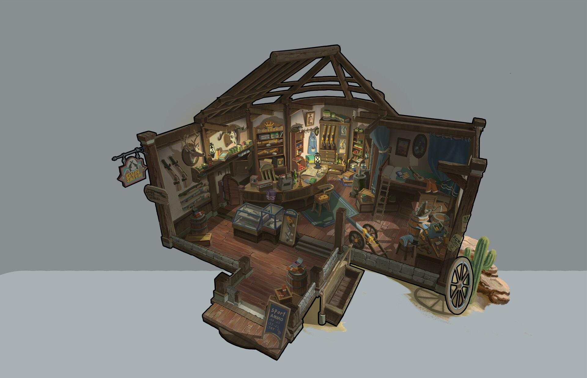 ArtStation - Western Gunsmith