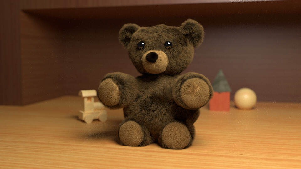 ArtStation - Stuffed bear