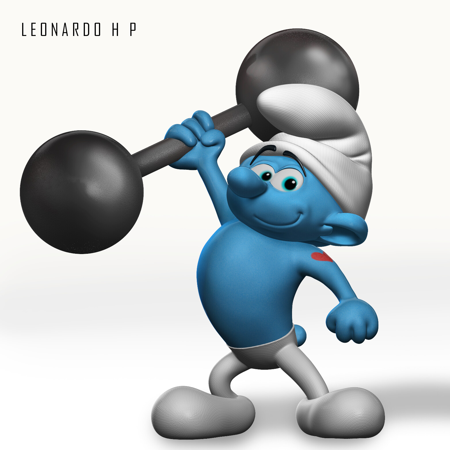 ArtStation - Strongest Smurf Ever - Hefty Smurf - O Smurf Mais Forte de ...