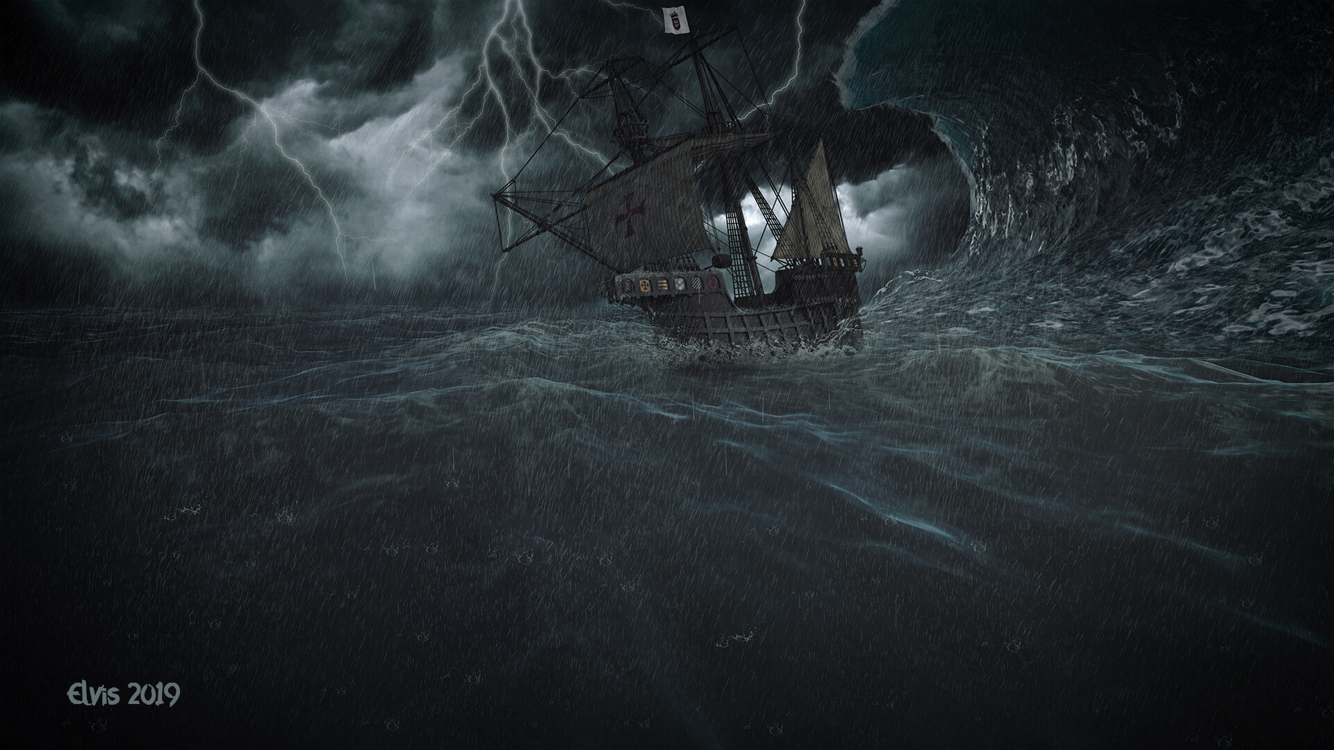 ArtStation - The big wave