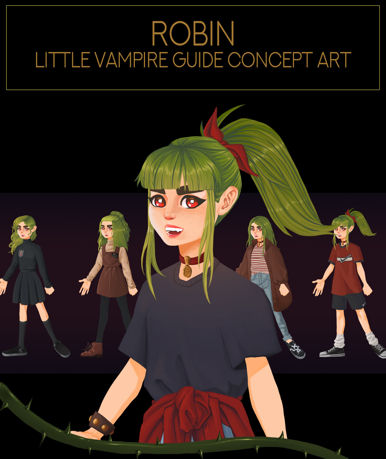 ArtStation - Robin - little vampire guide