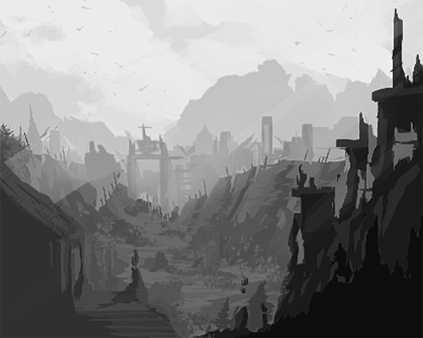 Gabe Hayes - Landscape Value Studies