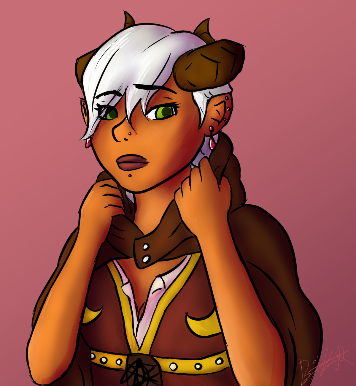 ArtStation - Character Design of Tiefling