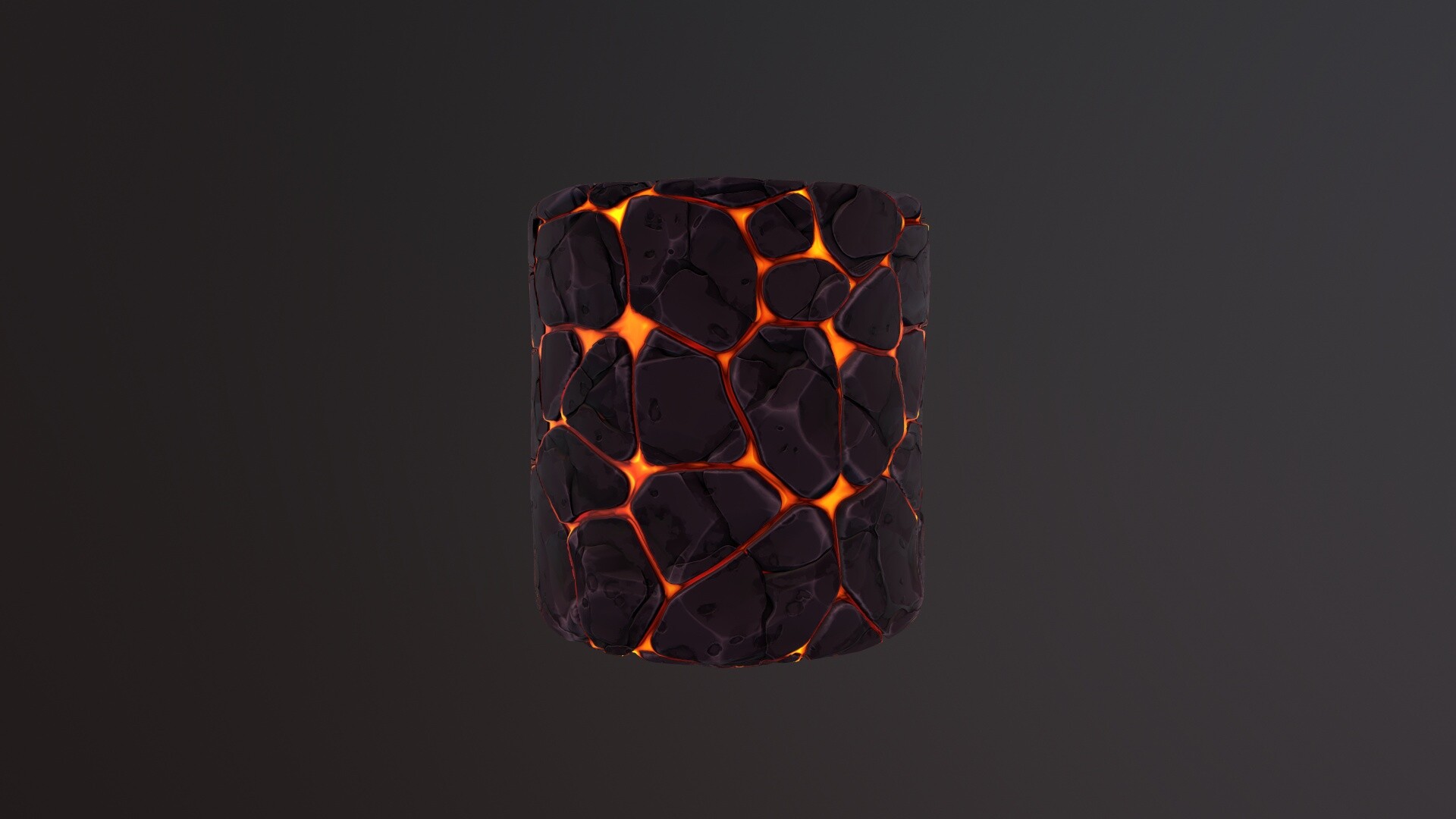 ArtStation - Stylized Lava Rocks