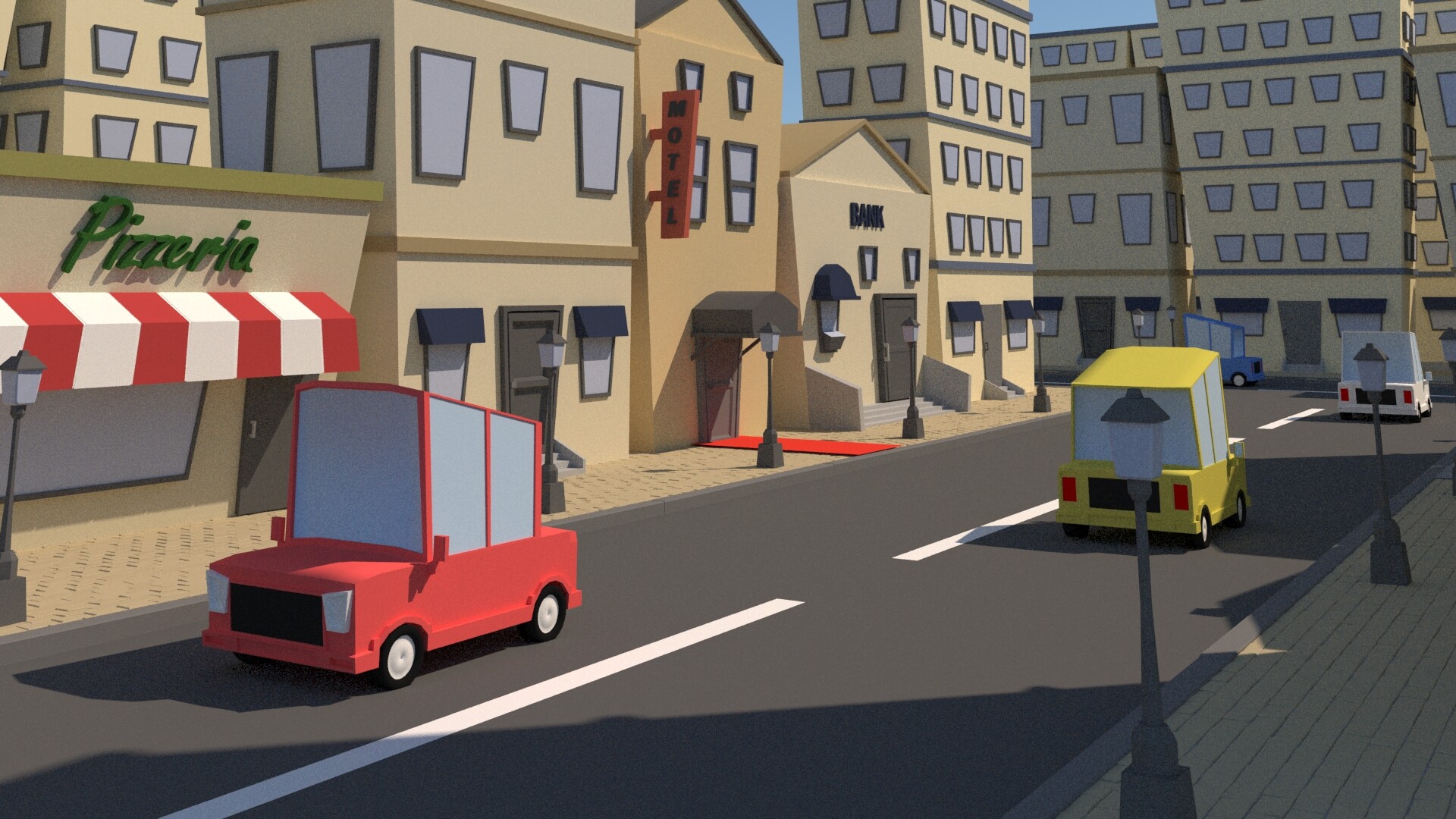 ArtStation - 3D Small City