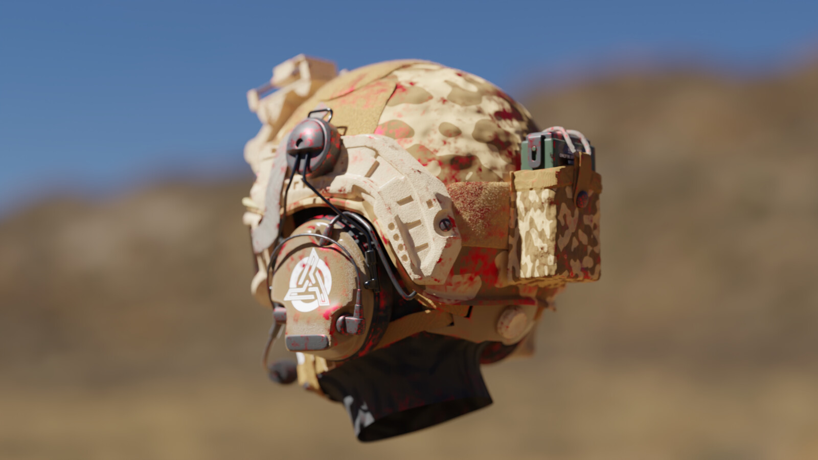 Dylan Lu - Advanced Combat Helmet (ACH) 3D Model