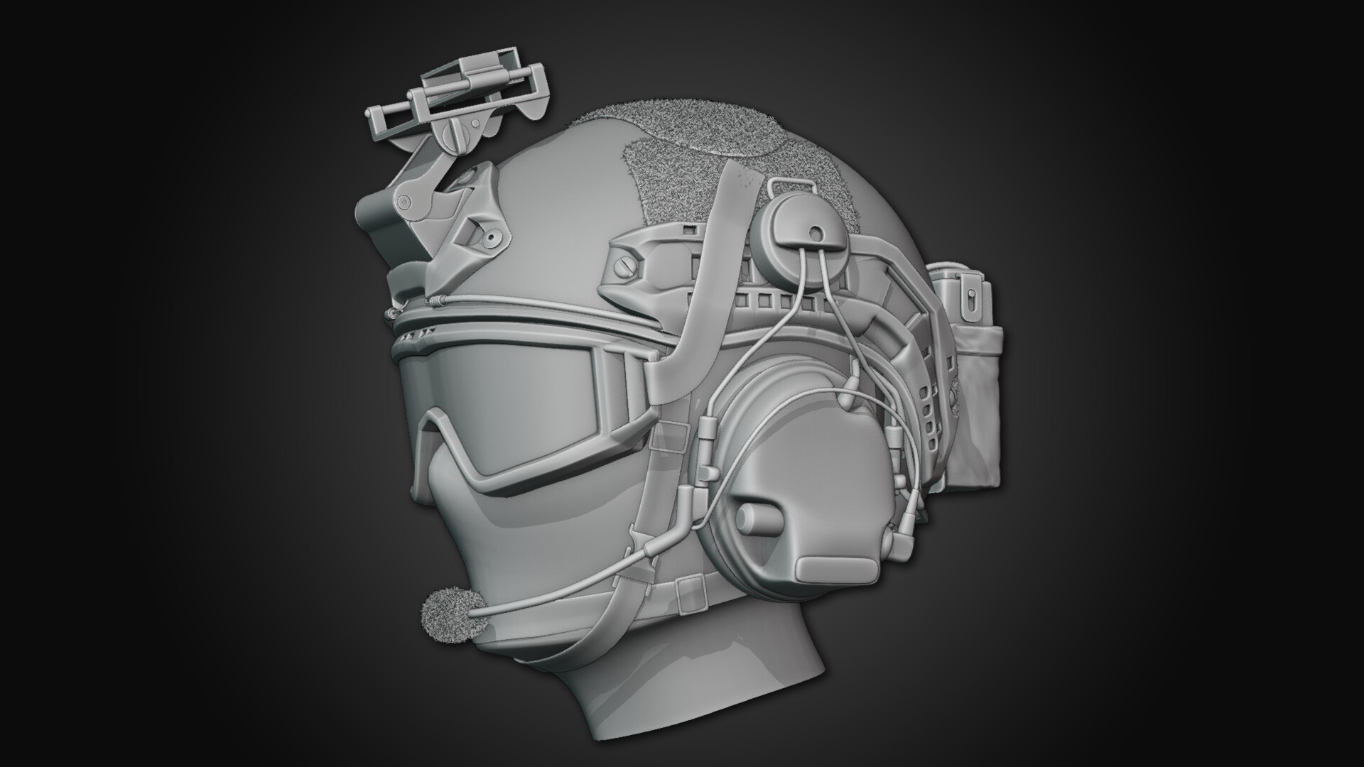 Dylan Lu - Advanced Combat Helmet (ACH) 3D Model Dylan Lu - Advanced Combat Helmet (ACH) 3D Model