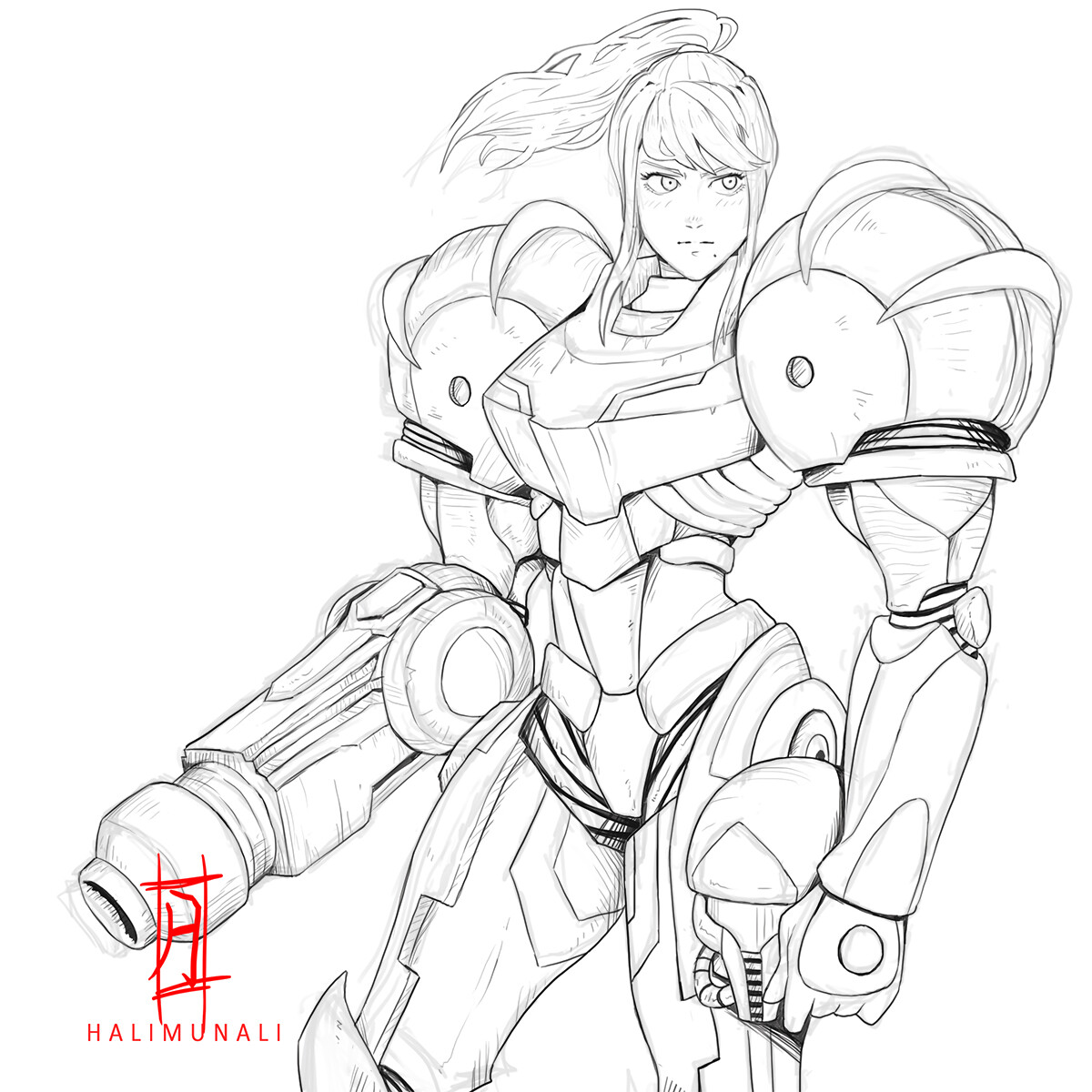 metroid coloring book