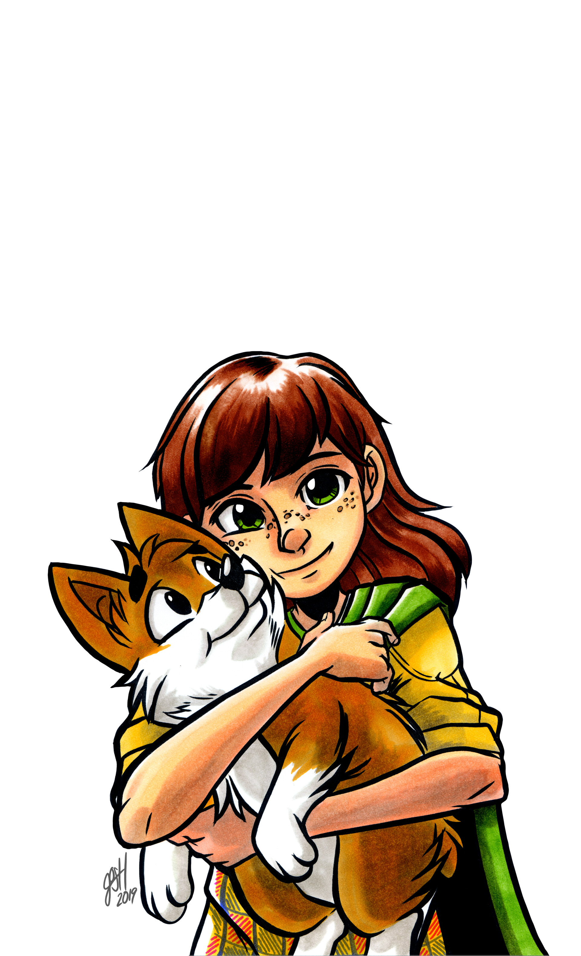 ArtStation - Corgi Cuddle