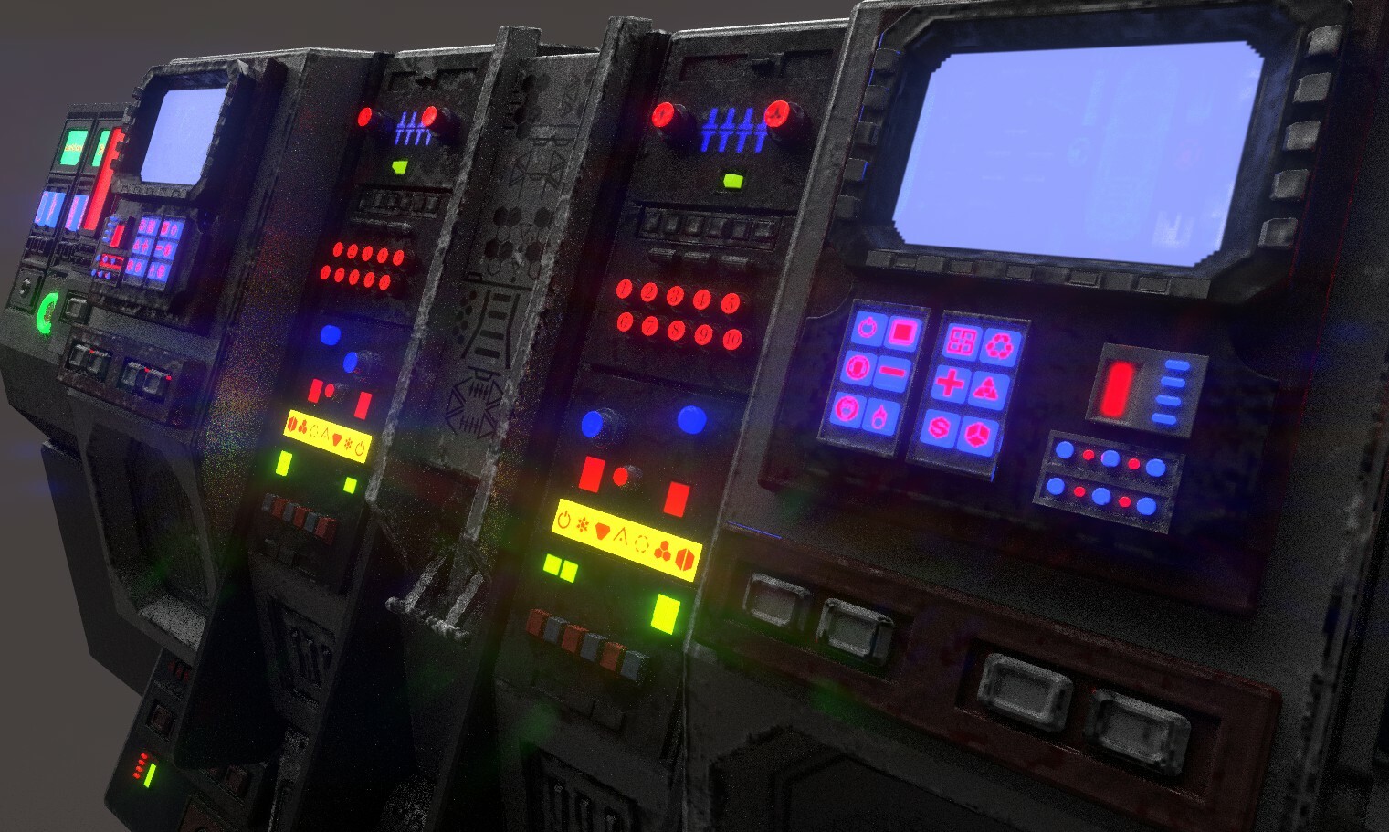 ArtStation - sci-fi control station