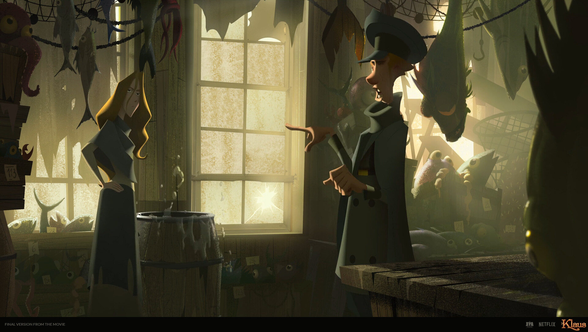 Luis Mejía - Klaus "Alva´s fish market" - Layout & Background