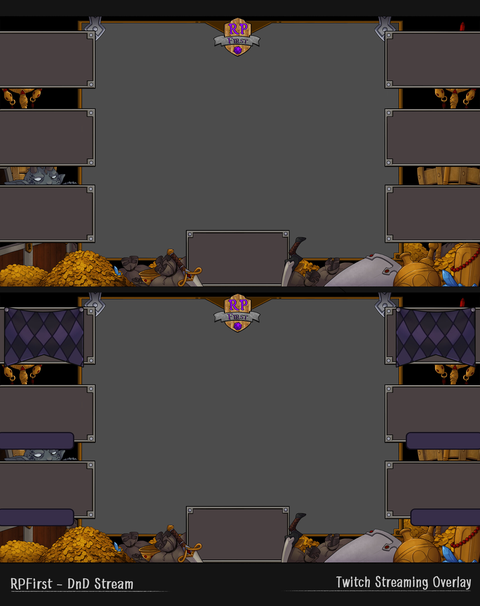 ArtStation - Stream Layout for DnD