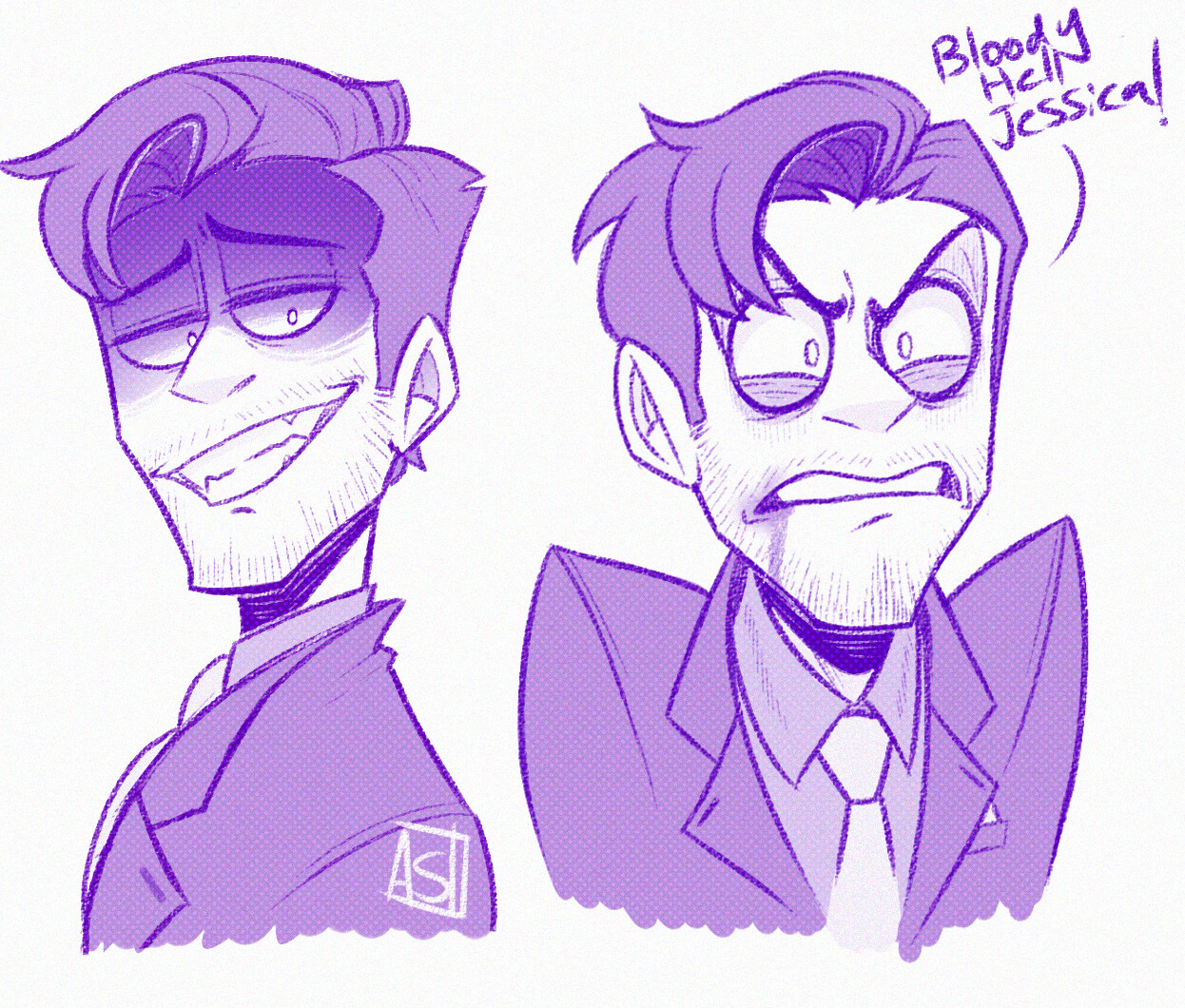 ArtStation - Kilgrave sketches - Jessica Jones