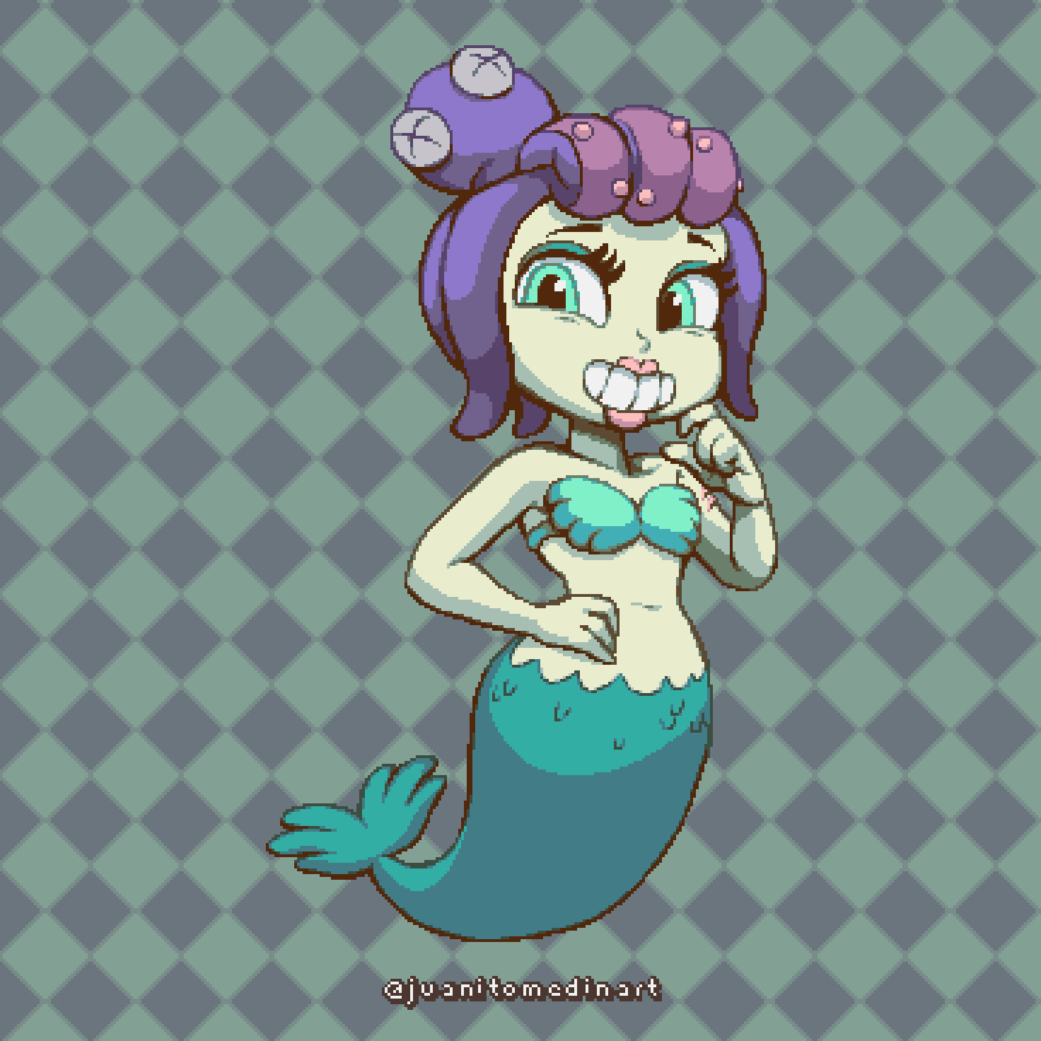 Juanito Medina - Pixel Art - Cuphead Characters and Bosses (Fan Art)