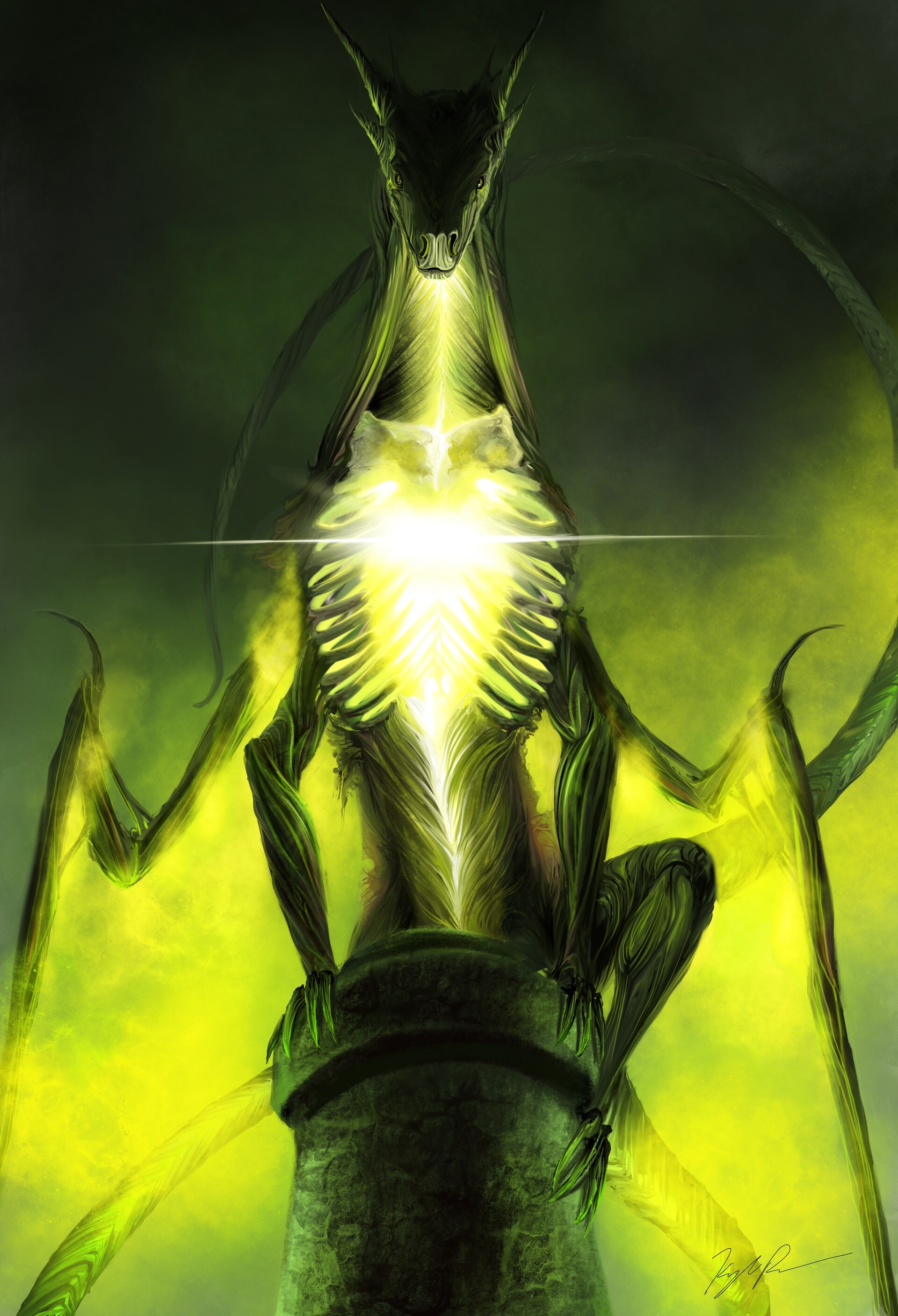 ArtStation - Blight dragon