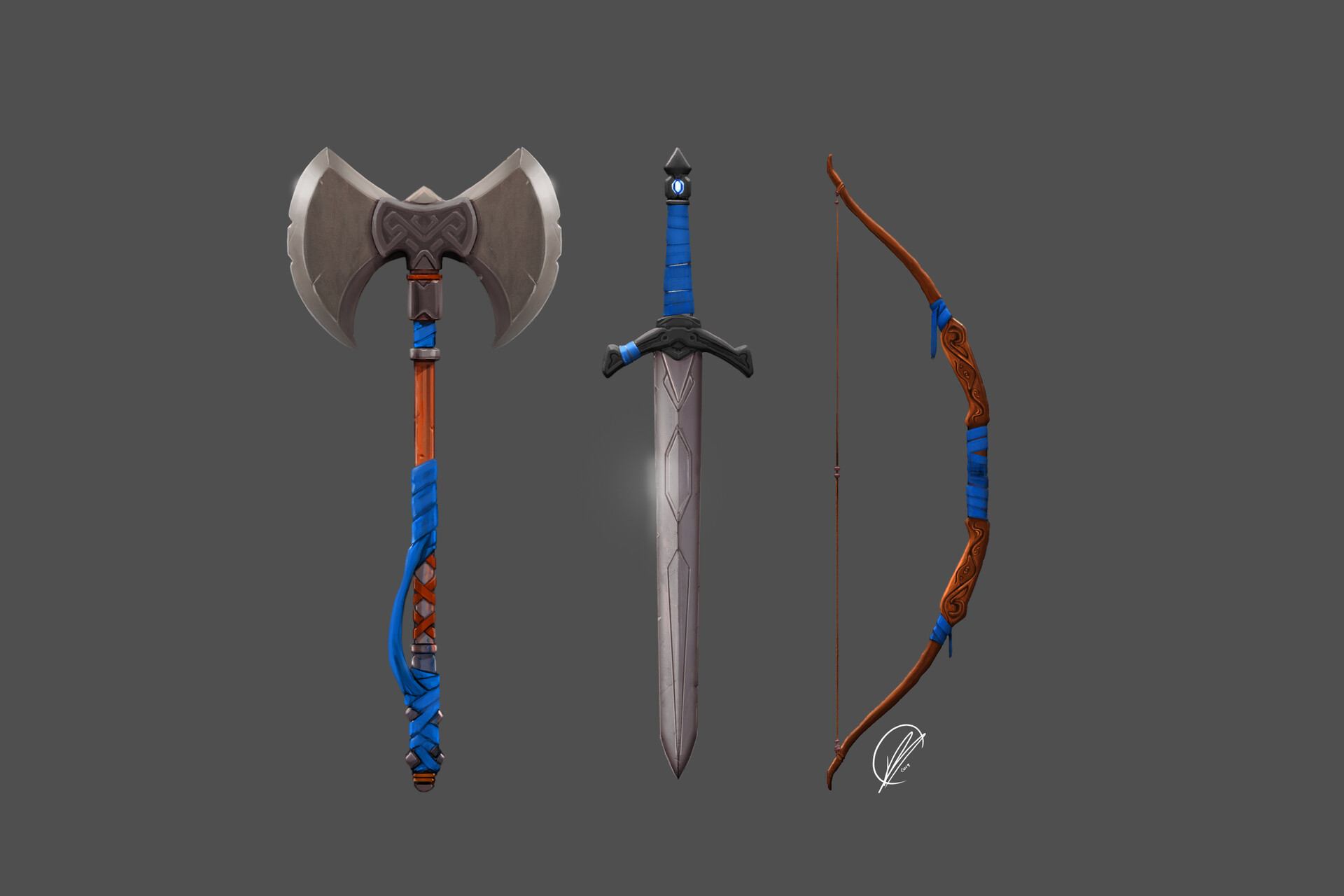 ArtStation - Weapon Concept Art