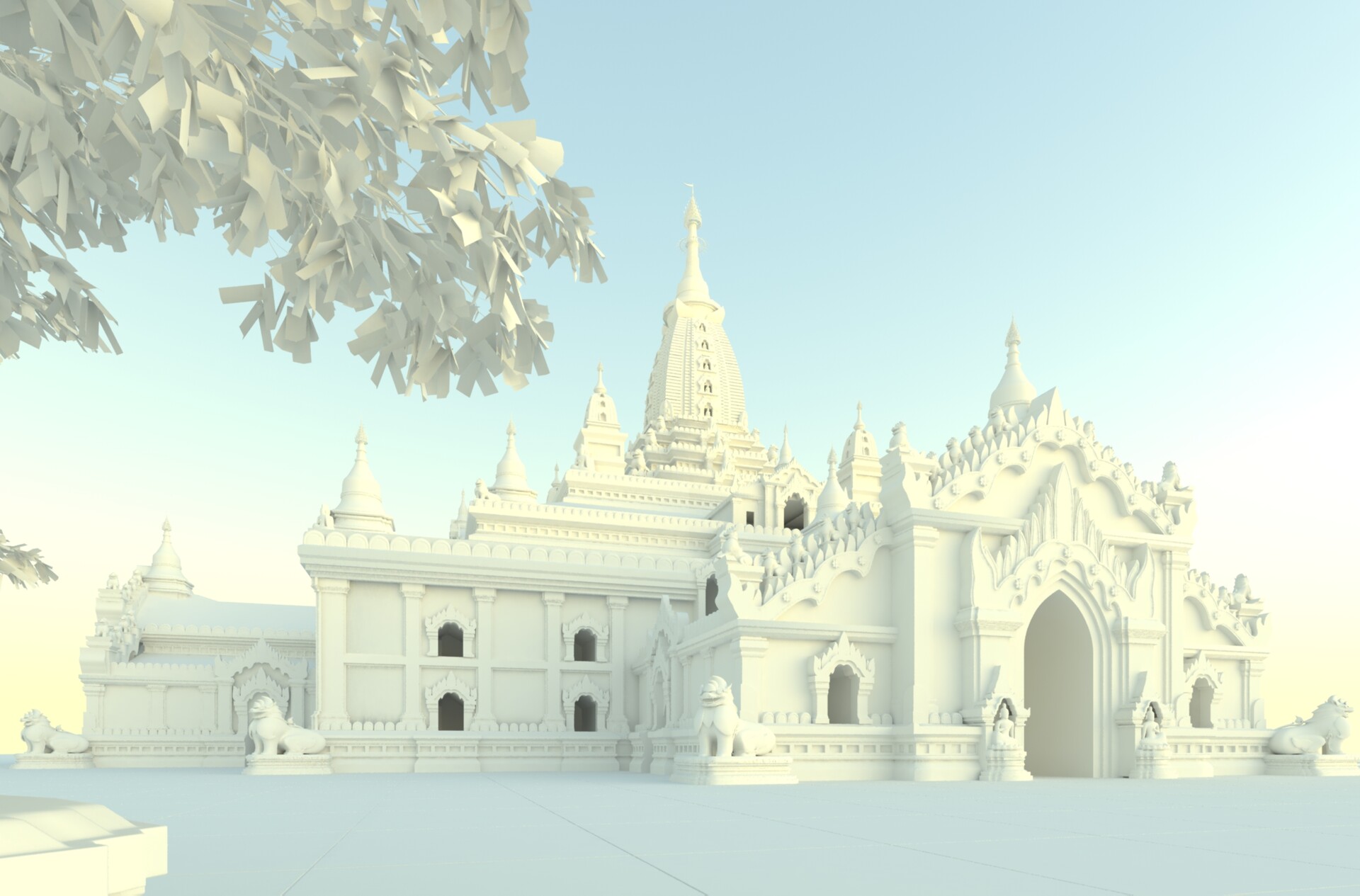ArtStation - The Ananda Temple