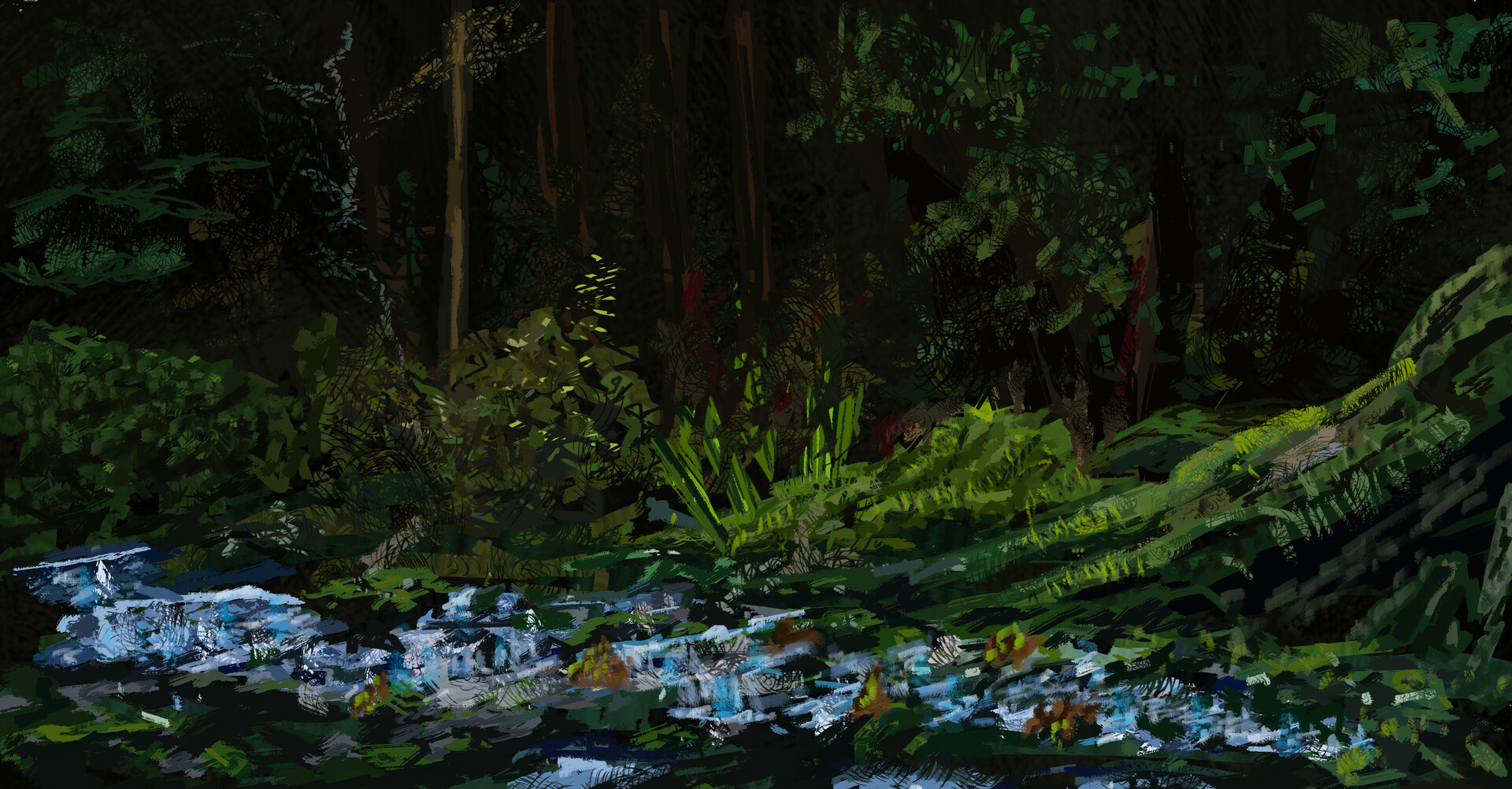ArtStation - Inside forest