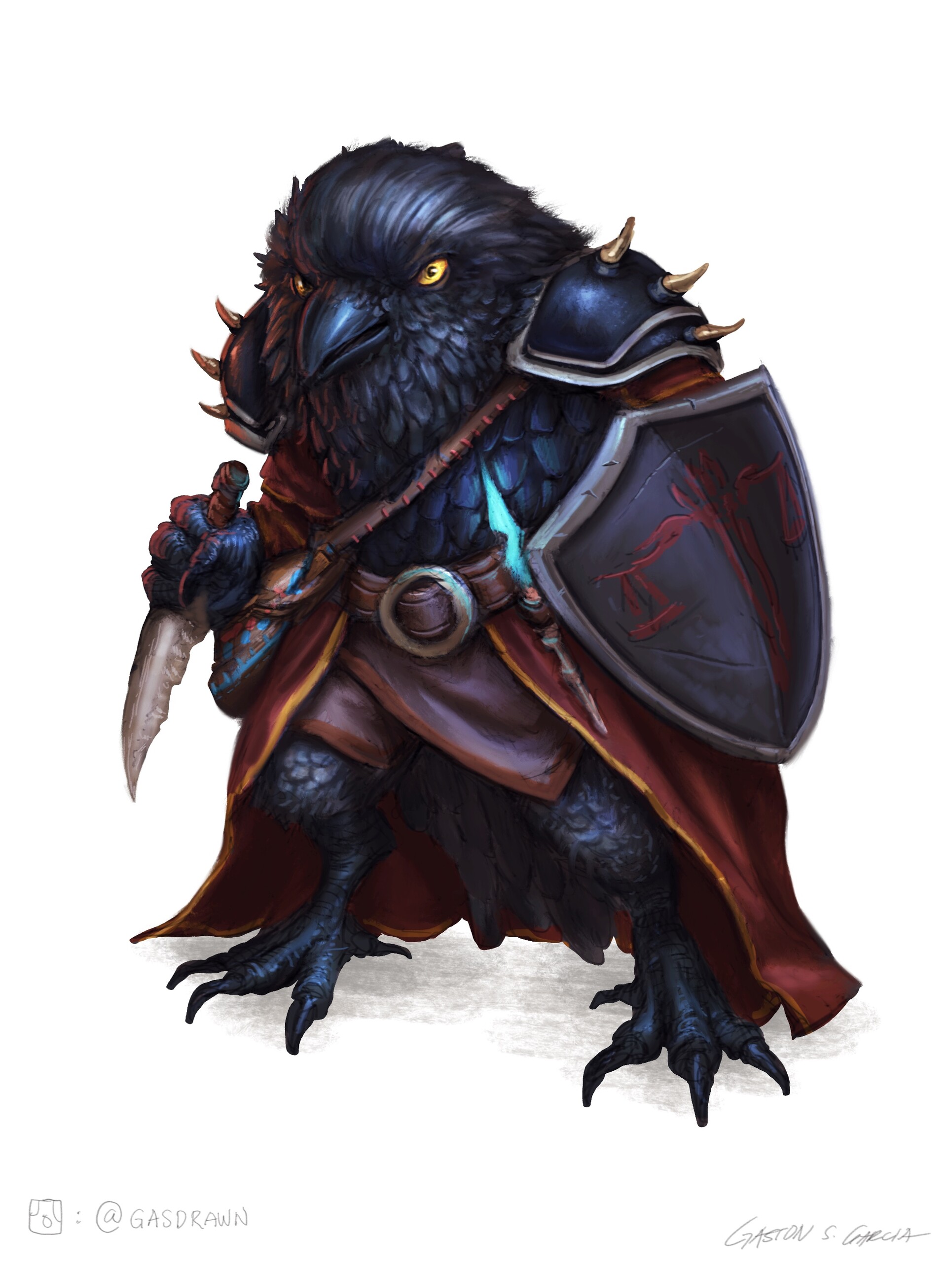 ArtStation - D&D Commission of a Kenku
