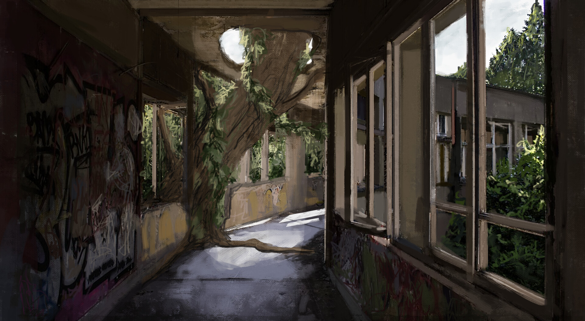 ArtStation - Nature is taking over