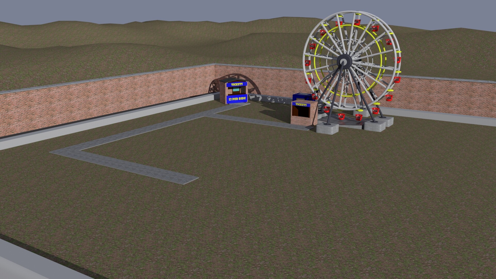 Ryan McMahon - Ferris Wheel Animation created in Maya