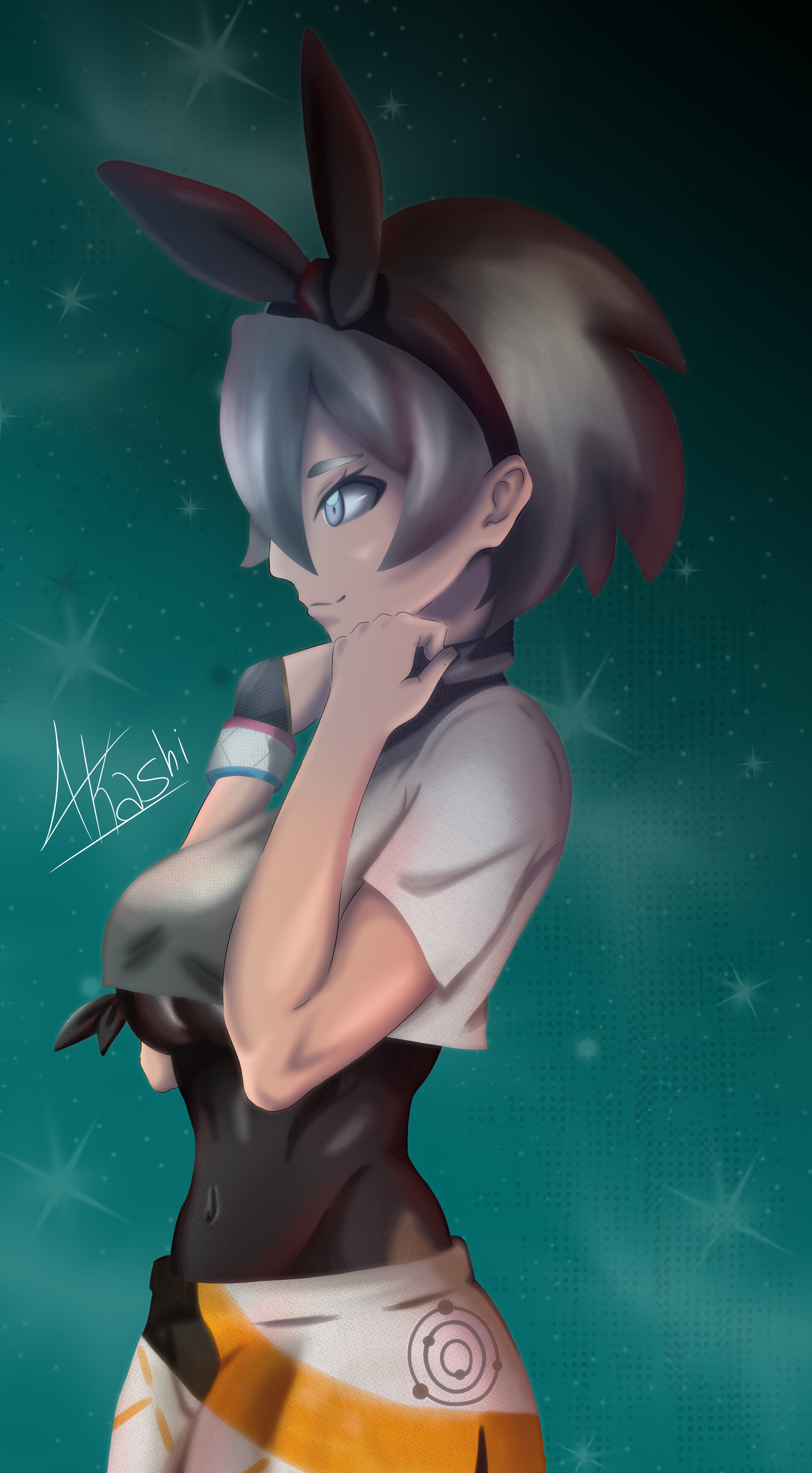 ArtStation - Bea - Pokemon Sword