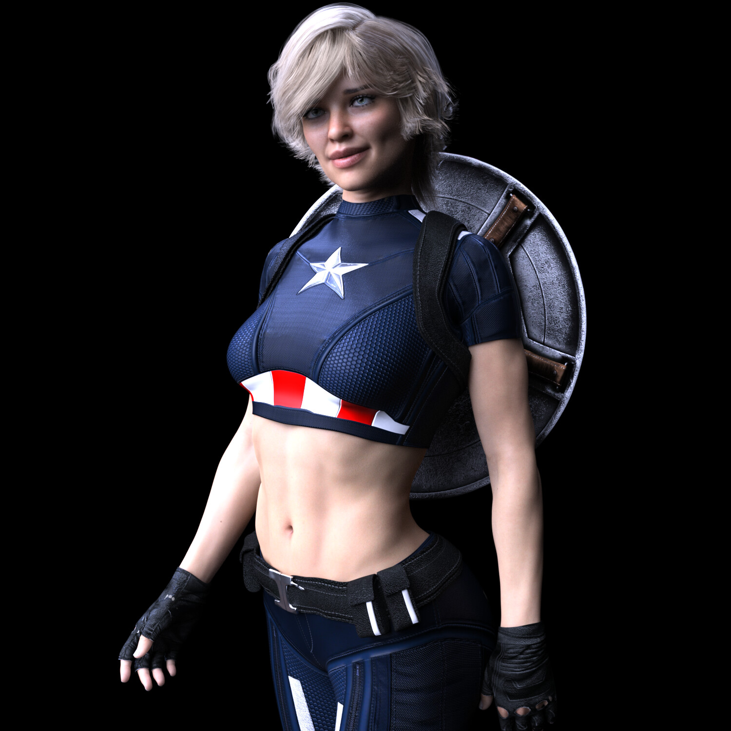 ArtStation - Captain America - Female Version