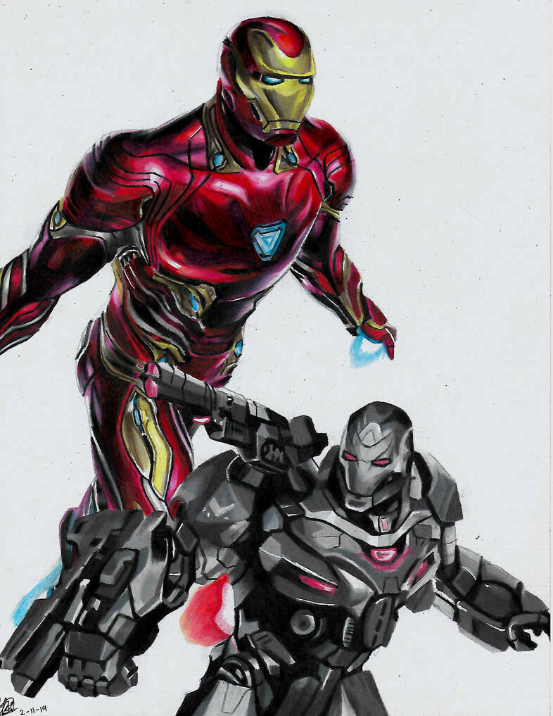 ArtStation - Iron Man and War Machine
