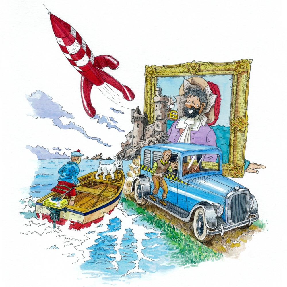 ArtStation - FAN ART - TINTIN