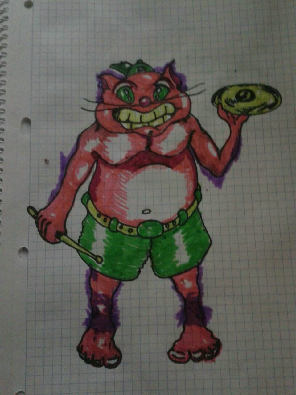 ArtStation - Drum cat