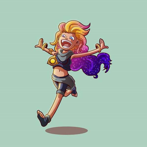 ArtStation - Zoe de League of Legends