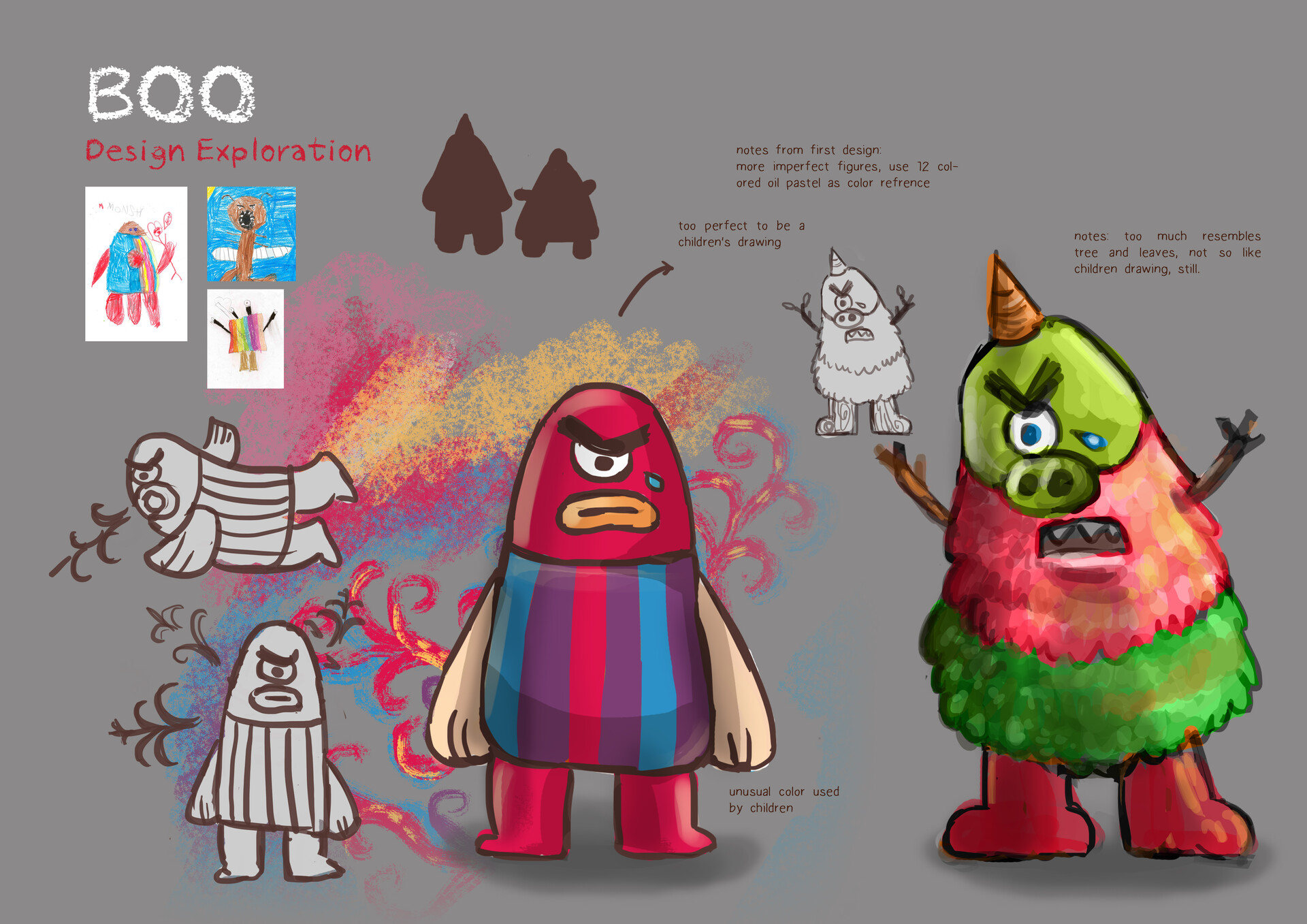 ArtStation - BOO Character Design Exploration