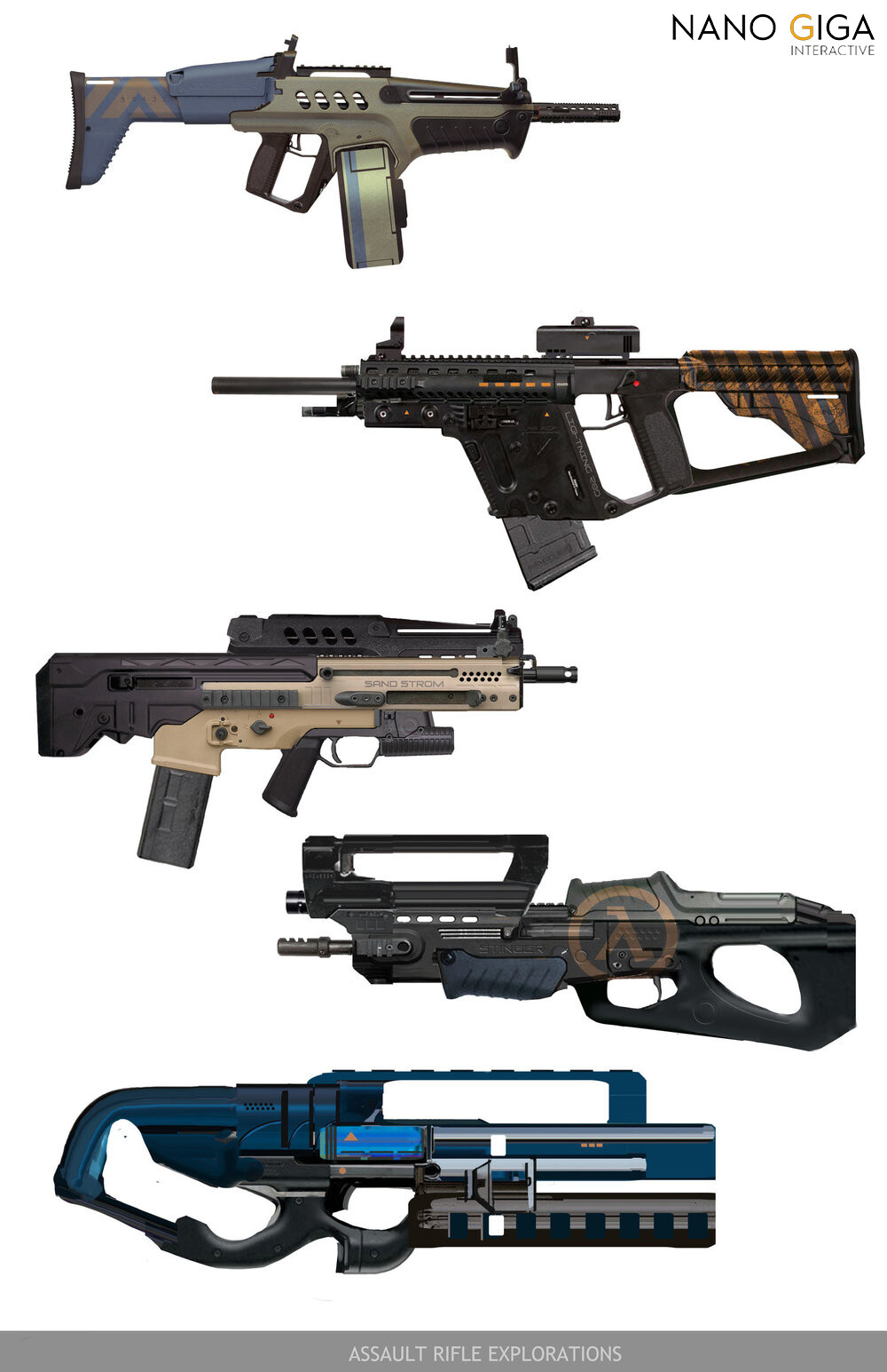 ArtStation - Hard surface Design - Weapons