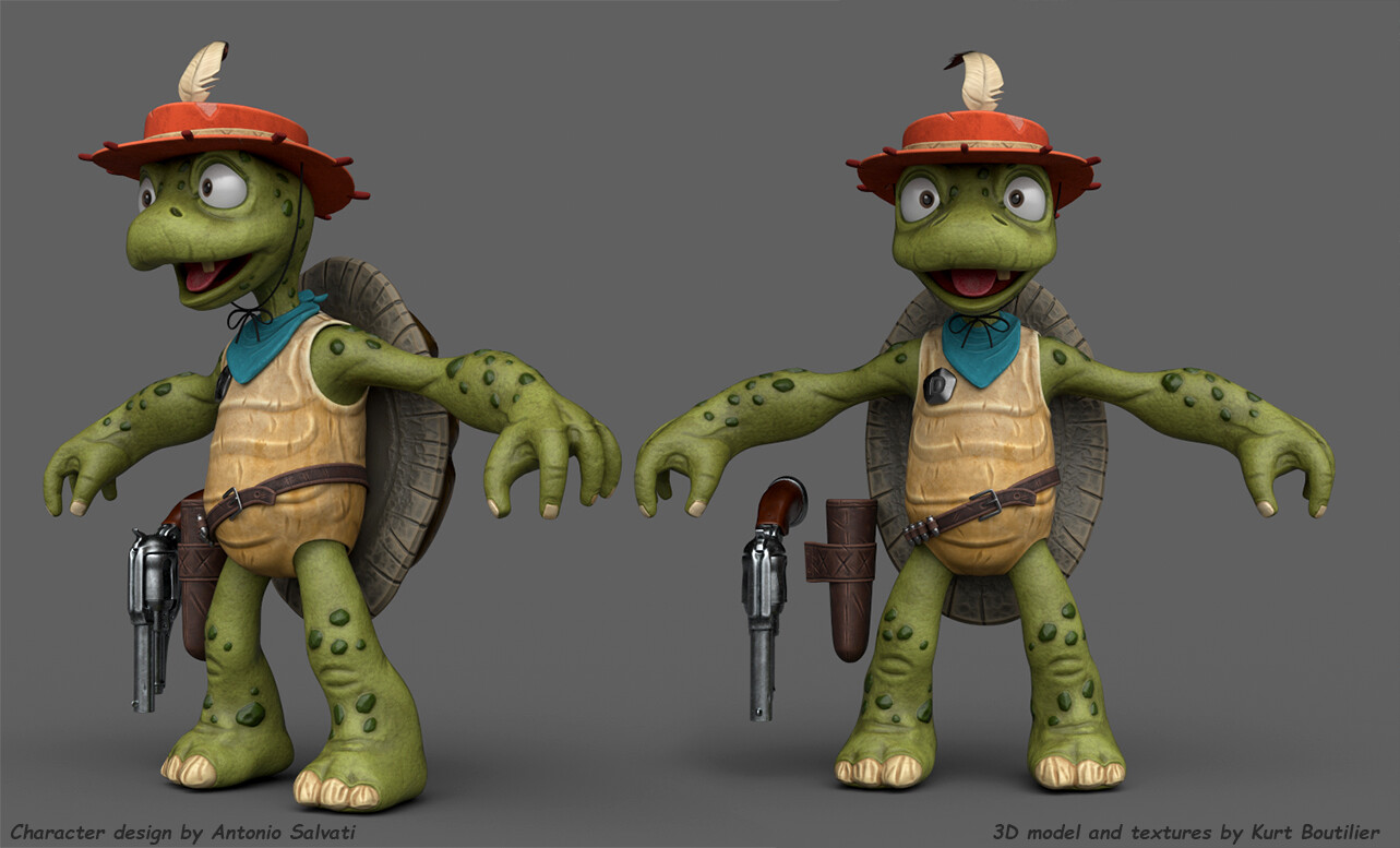 ArtStation - Deputy Murtle Texturing/Surfacing