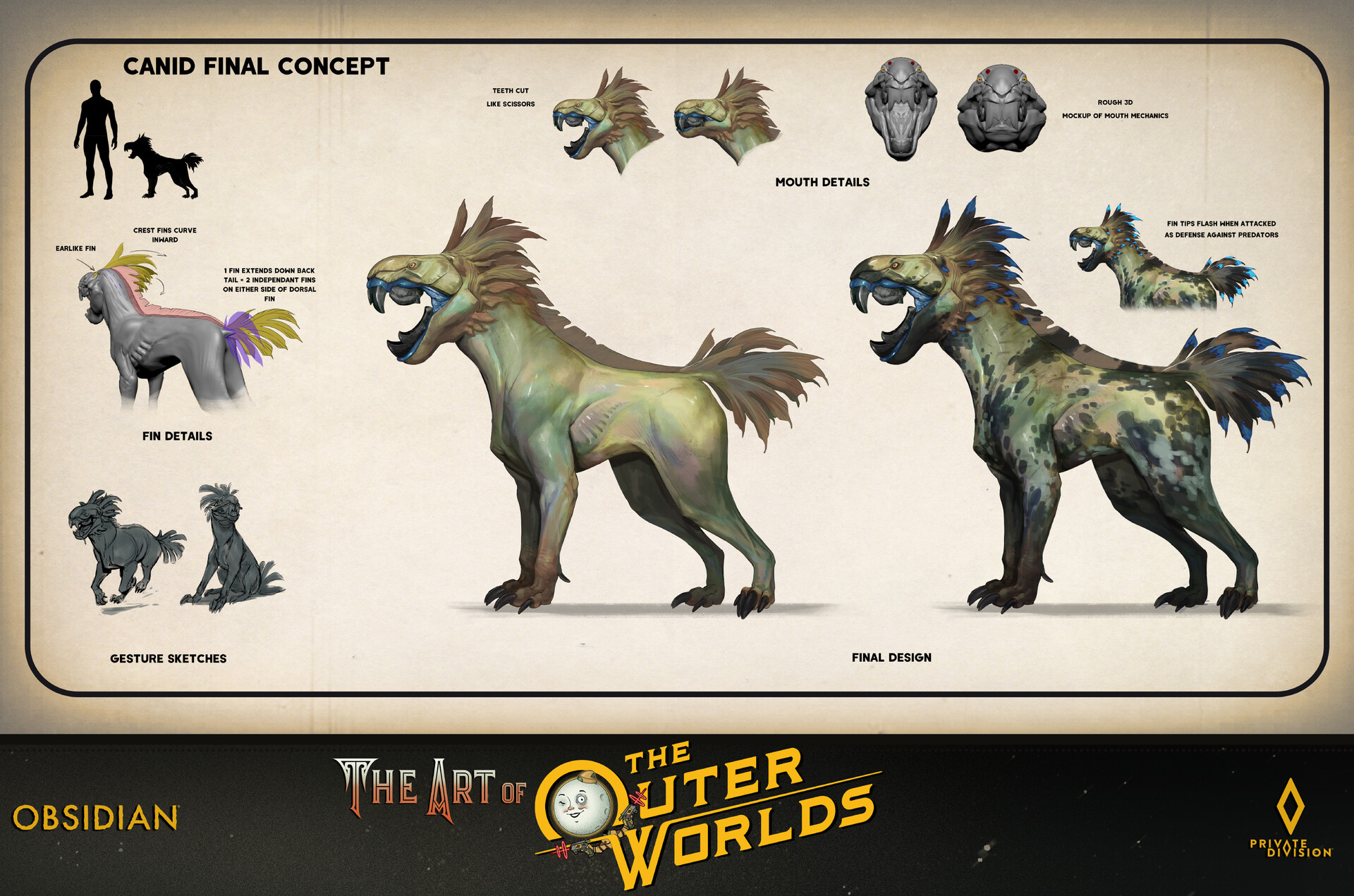 ArtStation - The Outer Worlds - Canid Concept