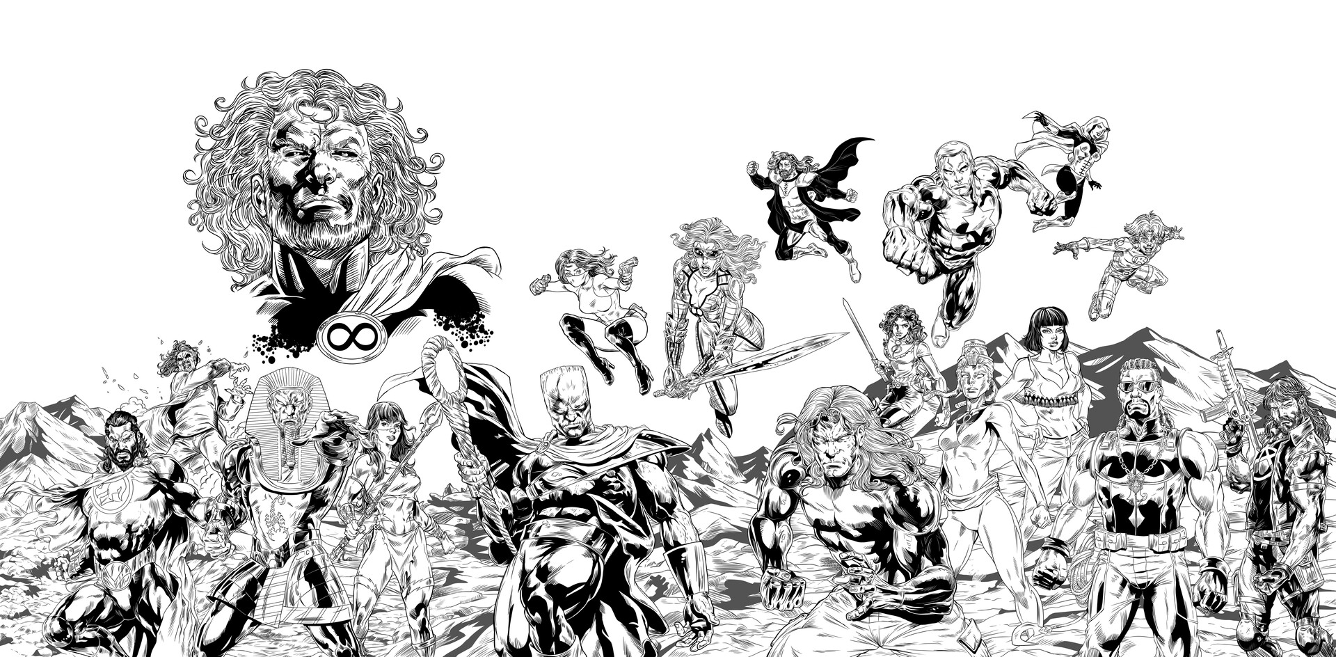 ArtStation - Brazilian superheroes Sabtina publisher Commission art.