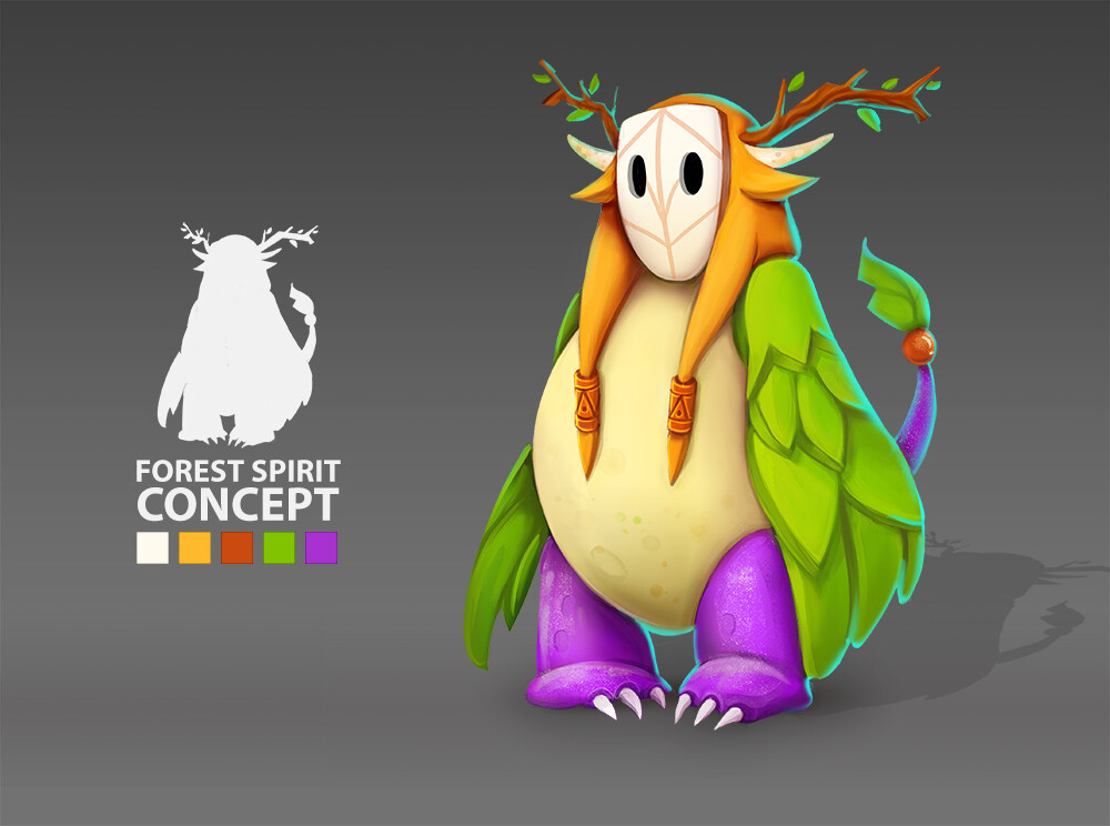 ArtStation - Forest Spirit concept