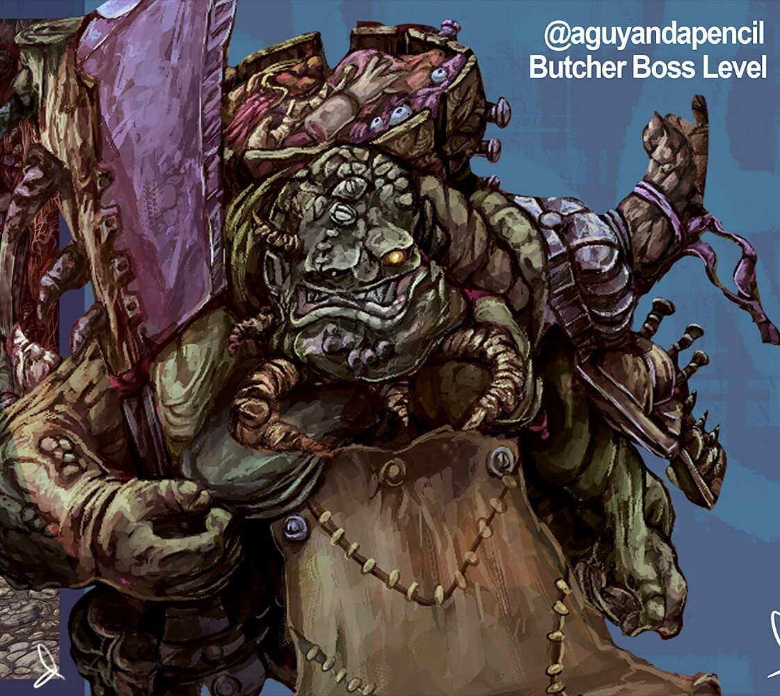 Dave Prentice - My demon butcher level. Diablo inspired and other indie ...