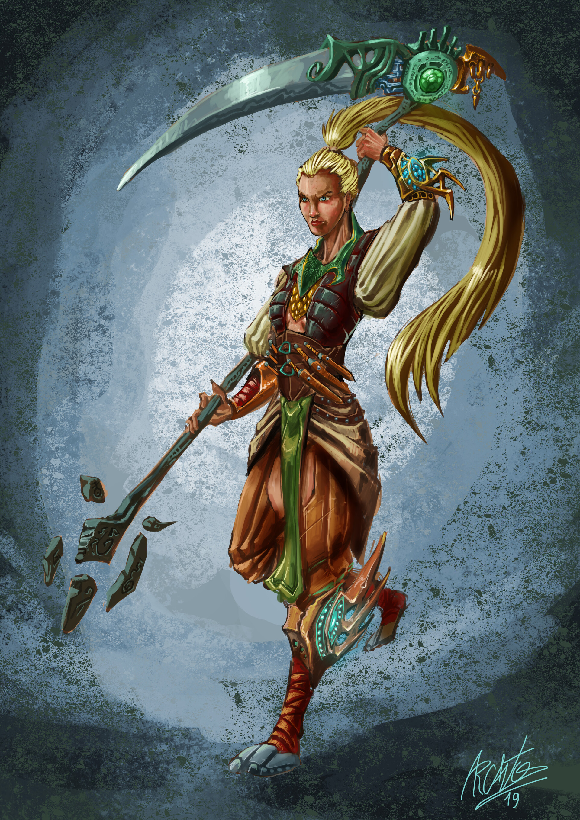 ArtStation - frmale main character -Daria-