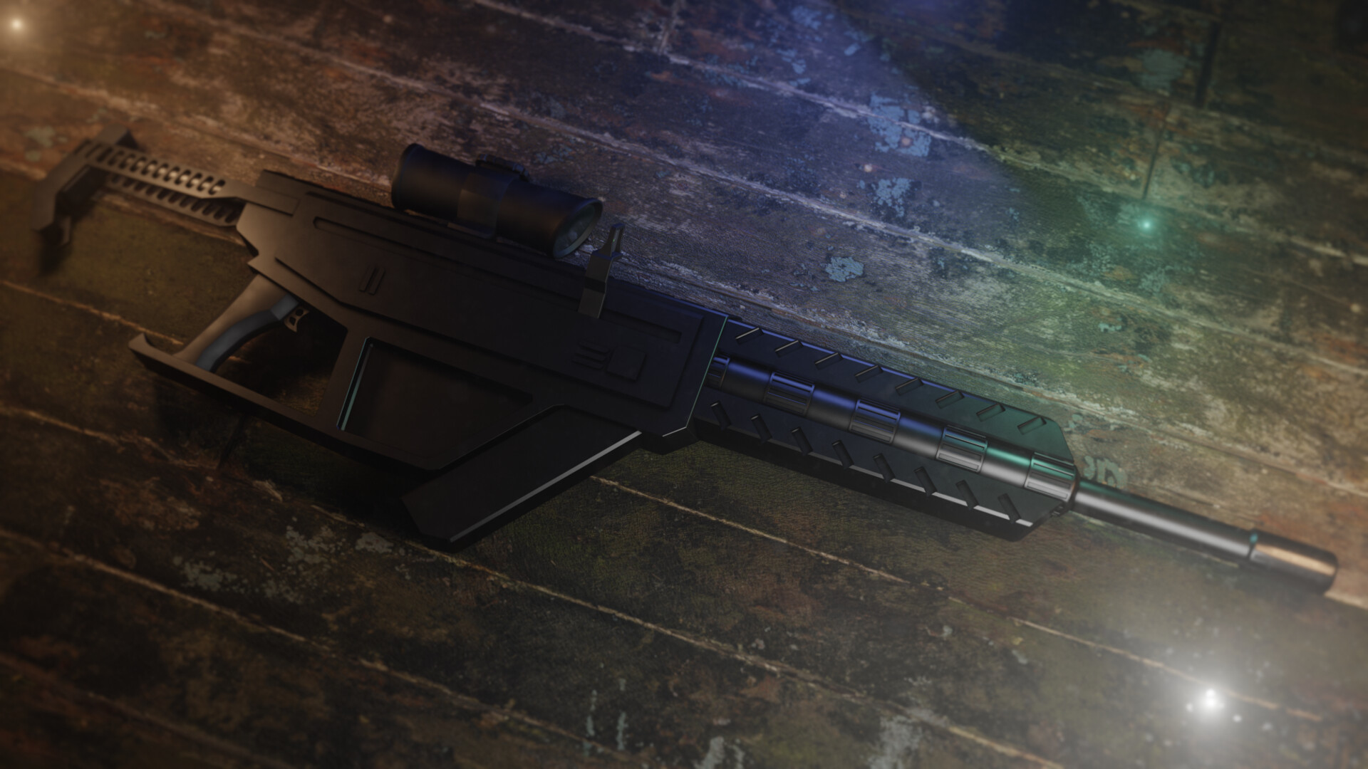 ArtStation - Sci-fi Rifle