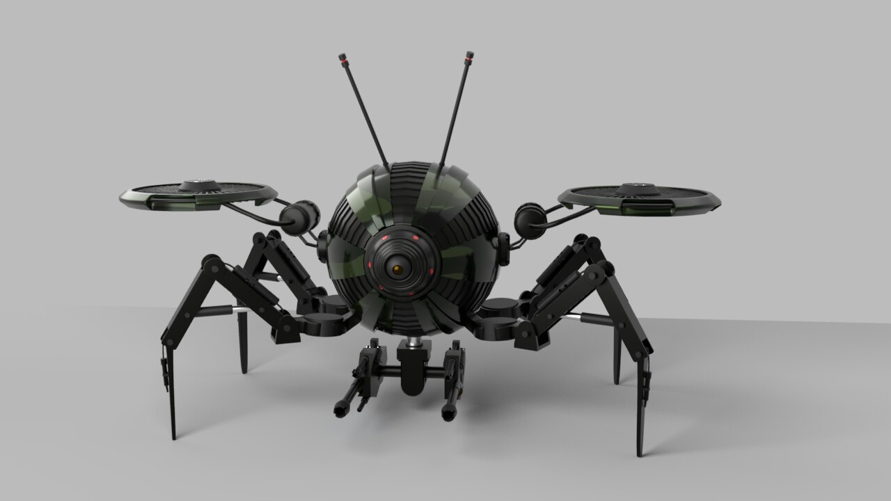 ArtStation - Spider Drone