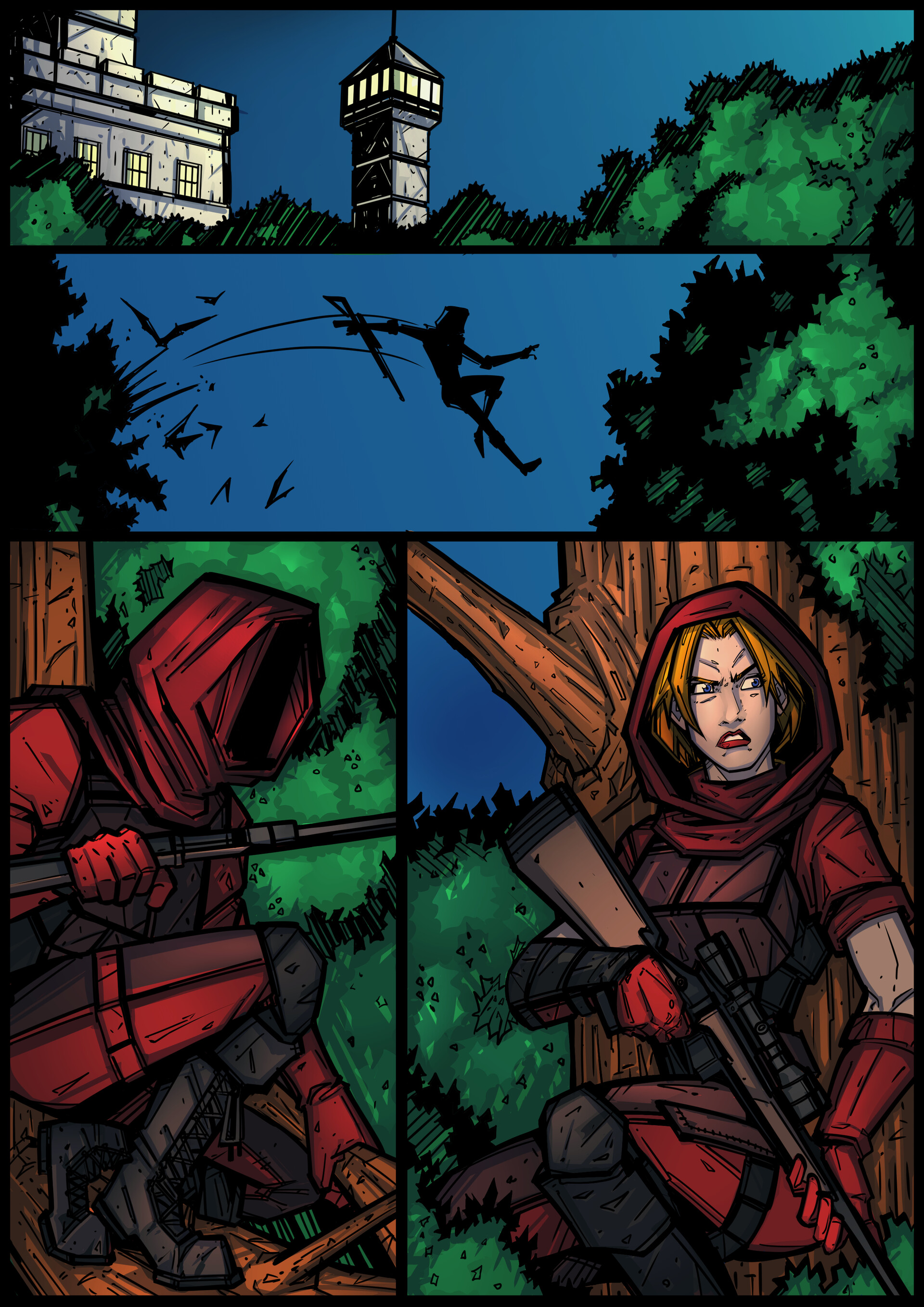 ArtStation - American cómic Sample