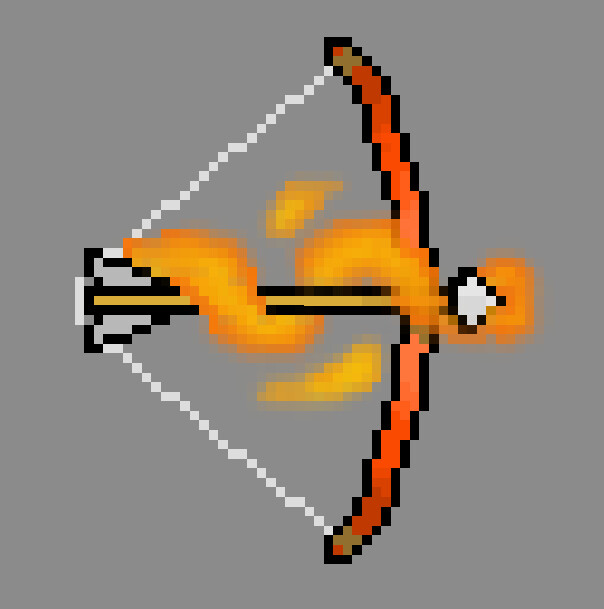 ArtStation - Fire Bows Pixel-Art