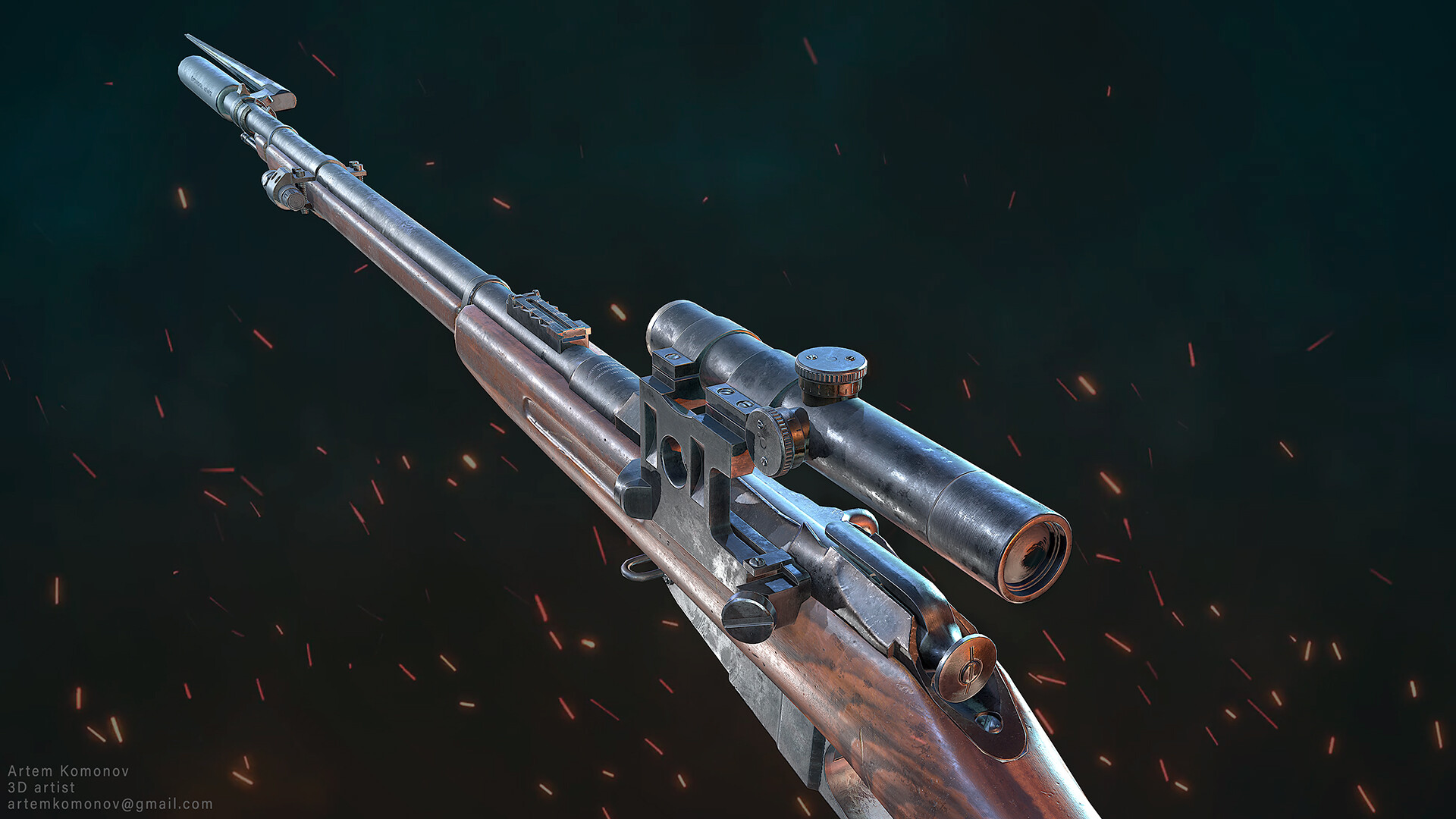 ArtStation - Mosin Nagant