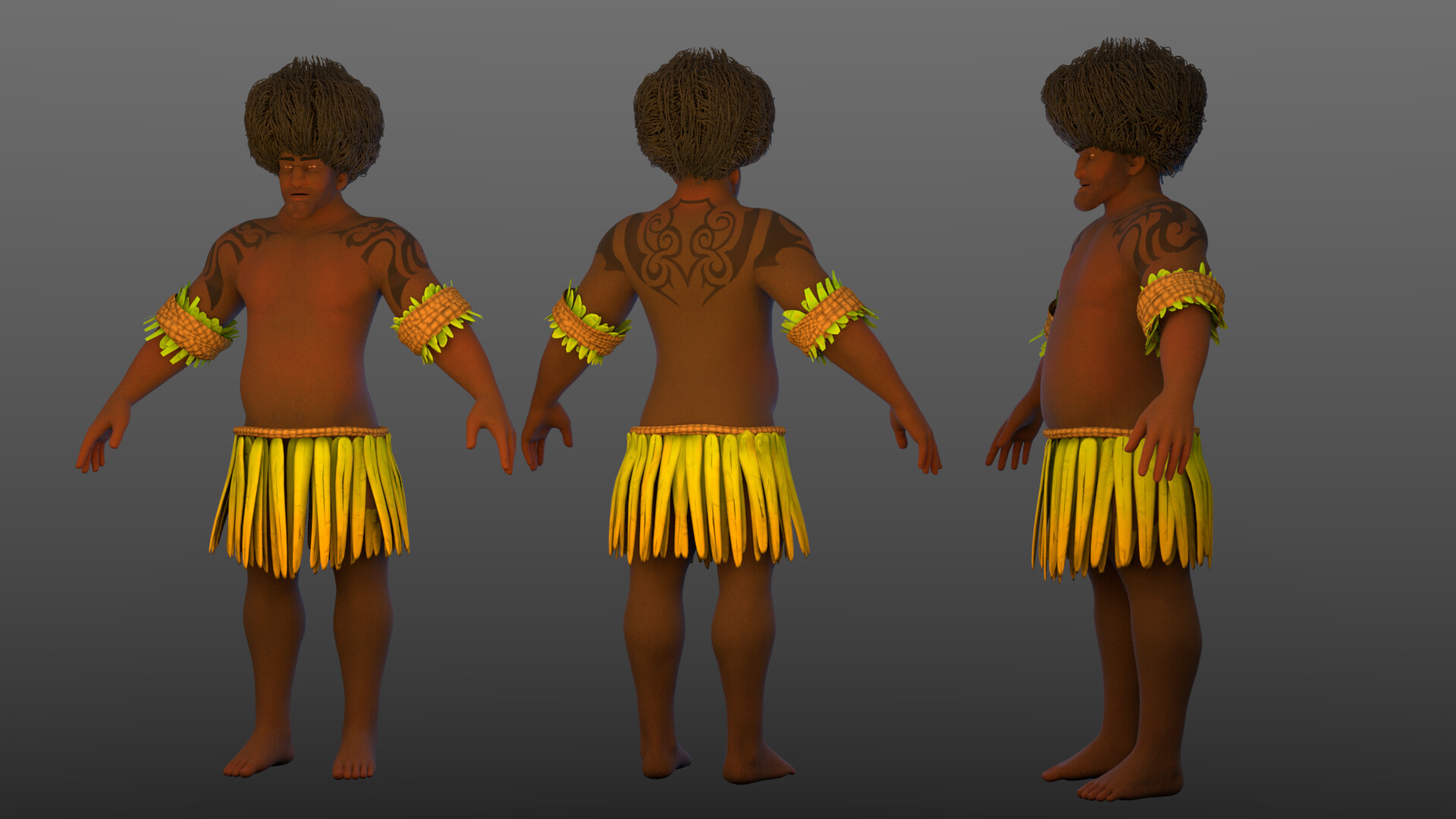 ArtStation - Stylized Fiji Islander